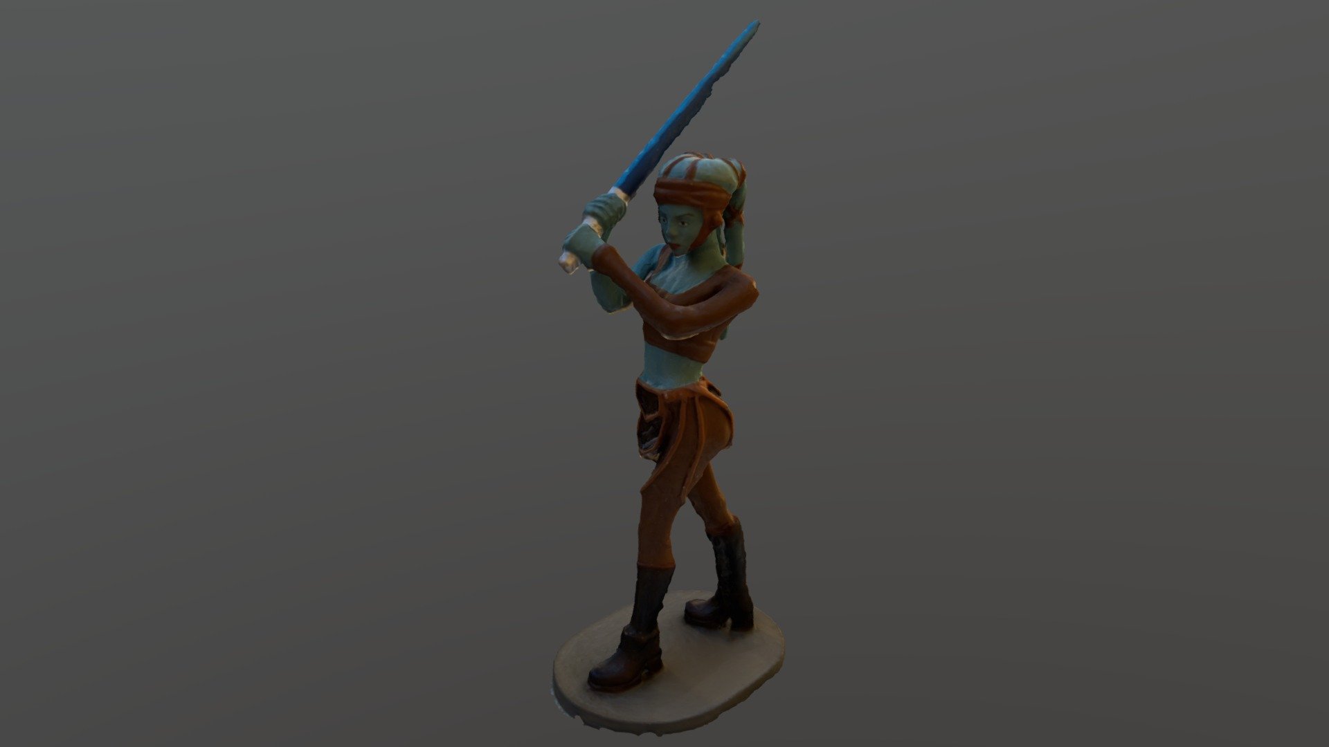 Aayla Secura (Star Wars) - 3D model by Gustavo Bigelli (@gubigelli ...