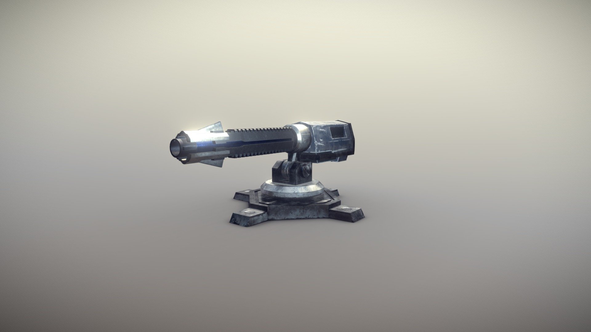 Turret - Download Free 3D model by plazma019 [f9514cf] - Sketchfab