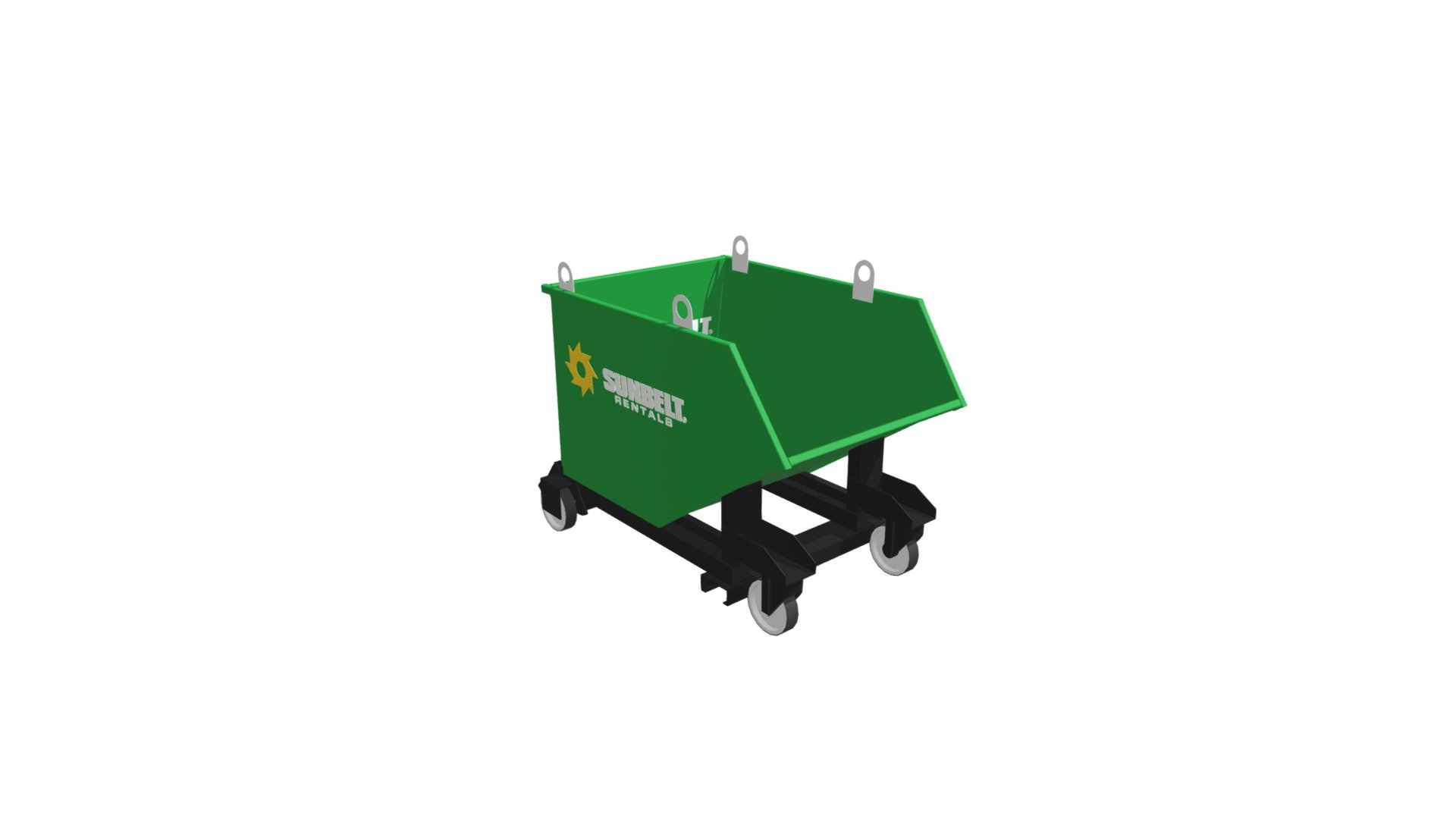 Conquip Autolock Tipping Skip 500L W/ C+C - 3D model by bimstore ...