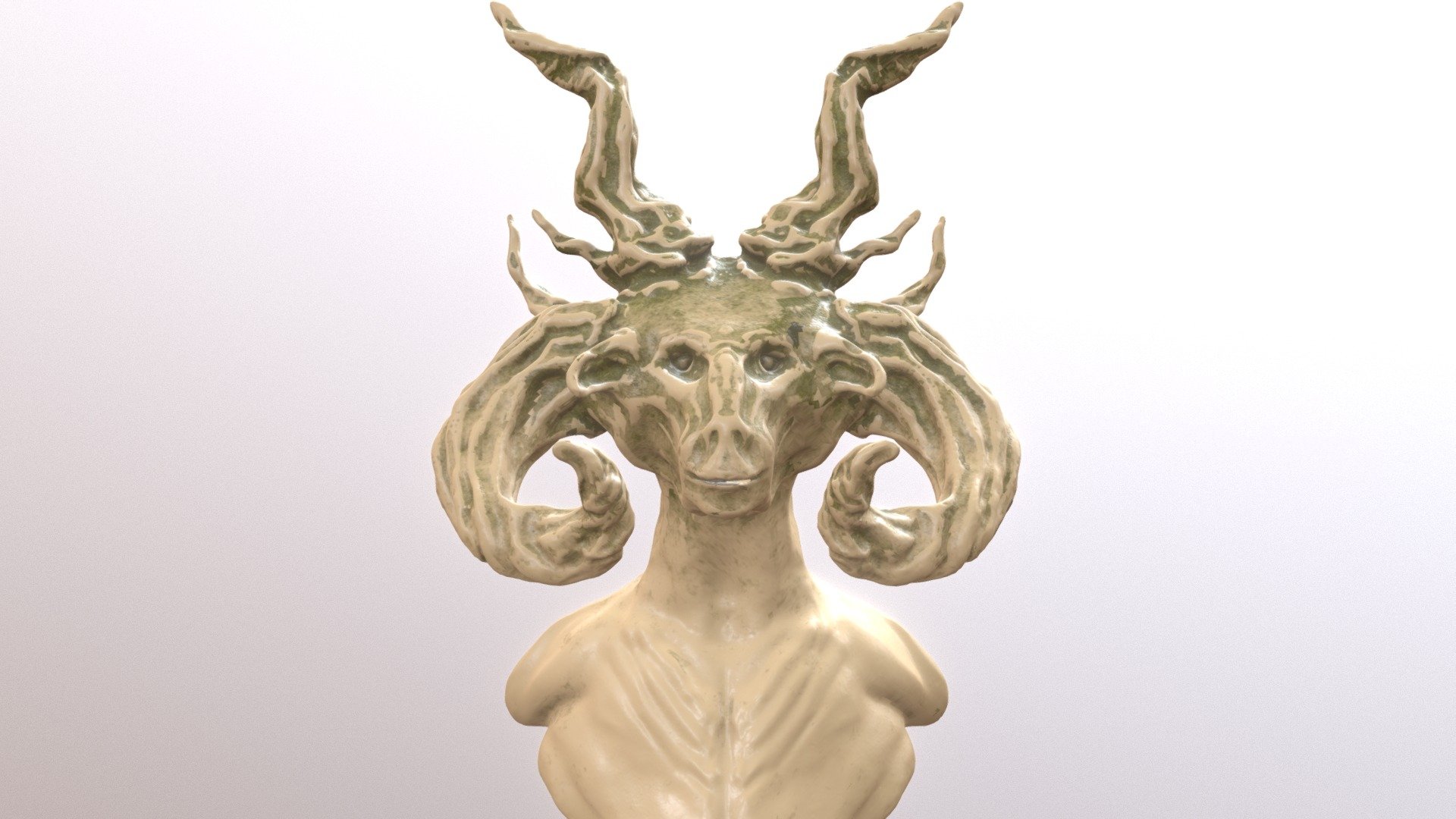 Faun Pan #SculptJanuary18 - 3D model by Mikey G (@mags) [f9534fe ...