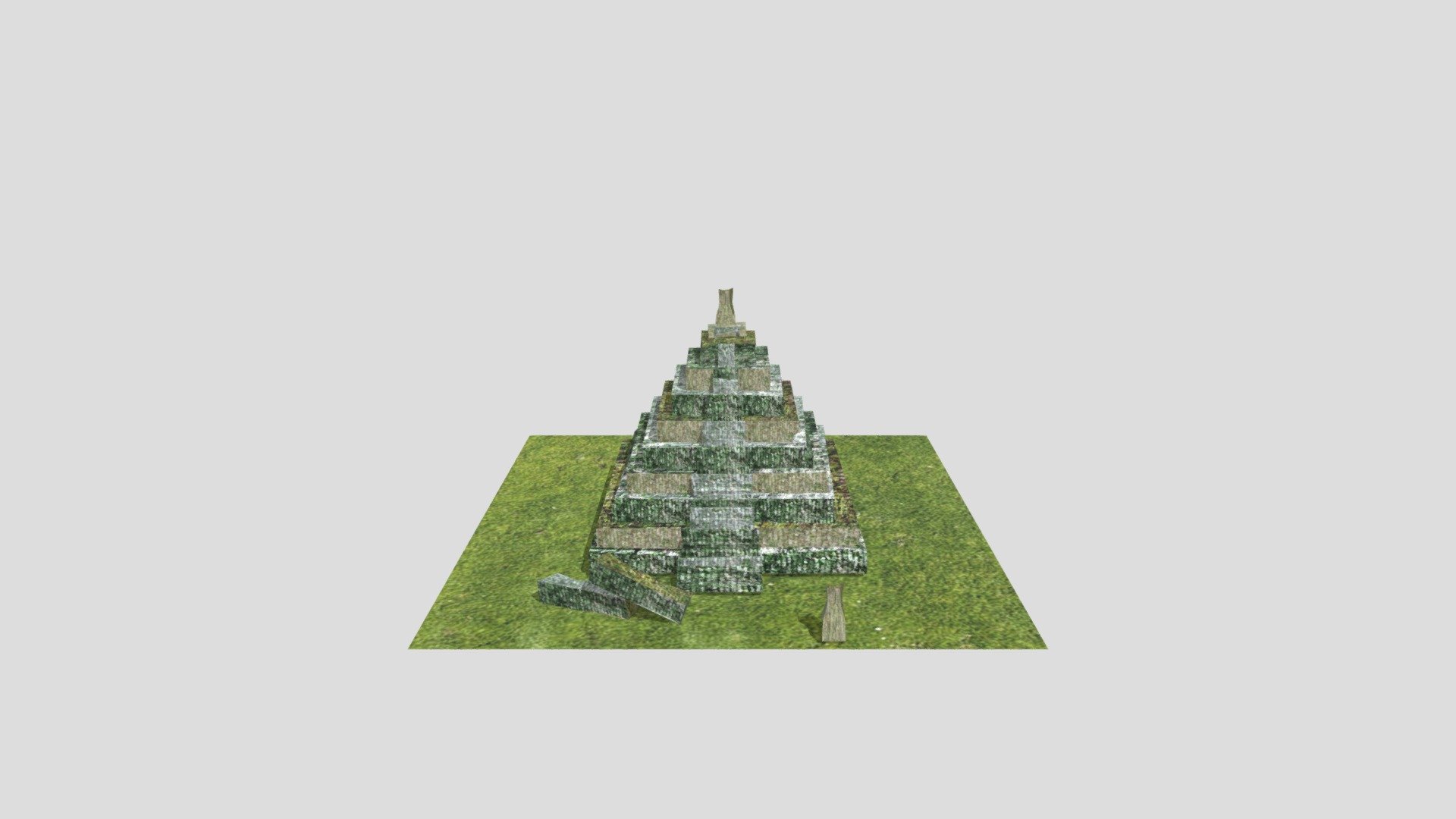 Mayan pyramid - Download Free 3D model by Aarón Galindo Chavero ...