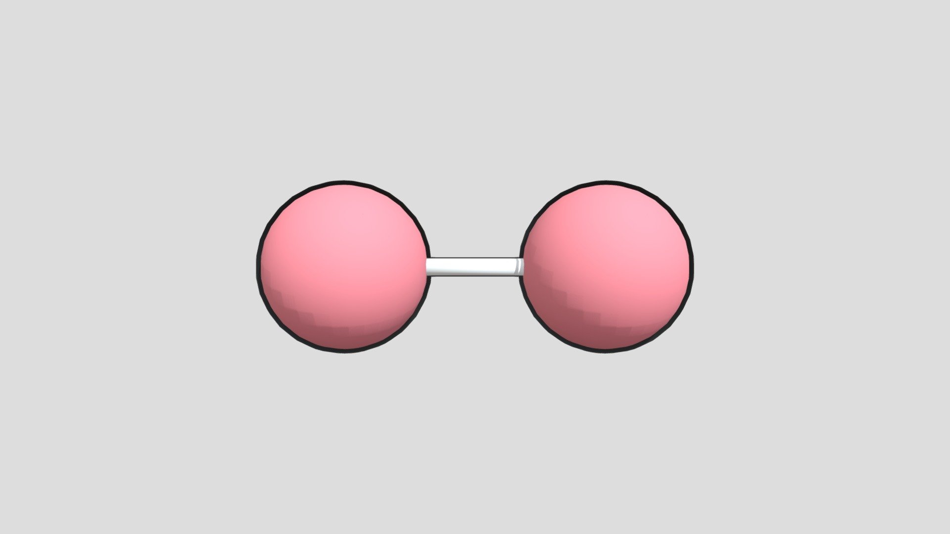 Bromo molecular Br2 - 3D model by El Mago de la Química ...