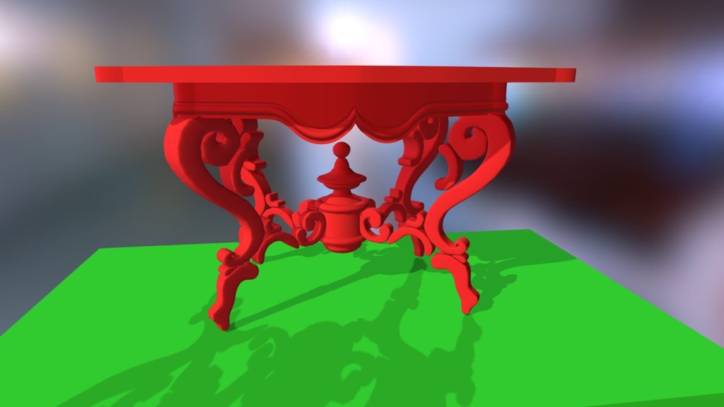 table - 3D model by irynaeksaeva (@irinagurzhiy) [f9569ad] - Sketchfab