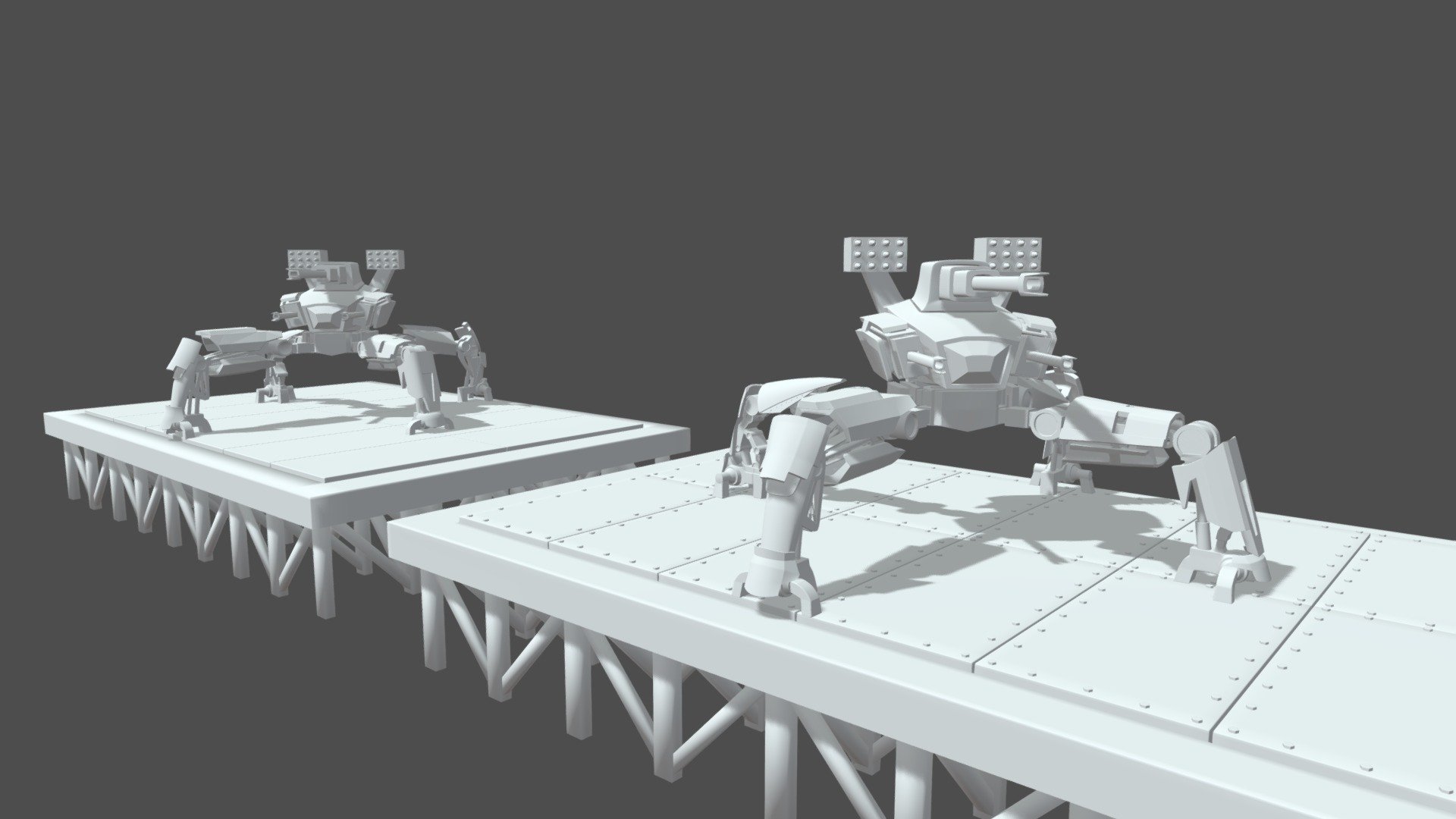 Mech Bodys Final - Download Free 3D model by jahobs [f95711e] - Sketchfab