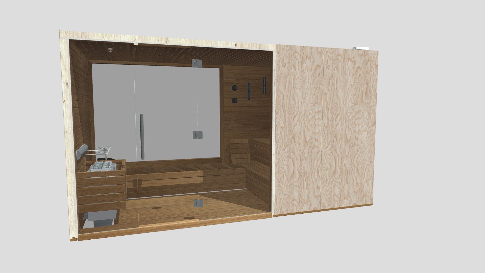 Finska Sauna_Bale_rev.1 - 3D model by Jurica@Cobovic (@Jurica_Cobovic ...