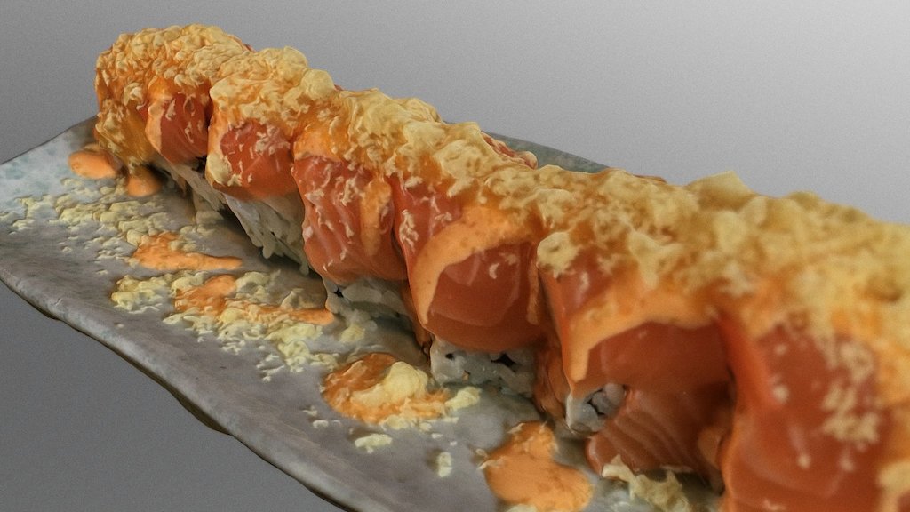 Golden roll - Download Free 3D model by alban [f959f5e] - Sketchfab