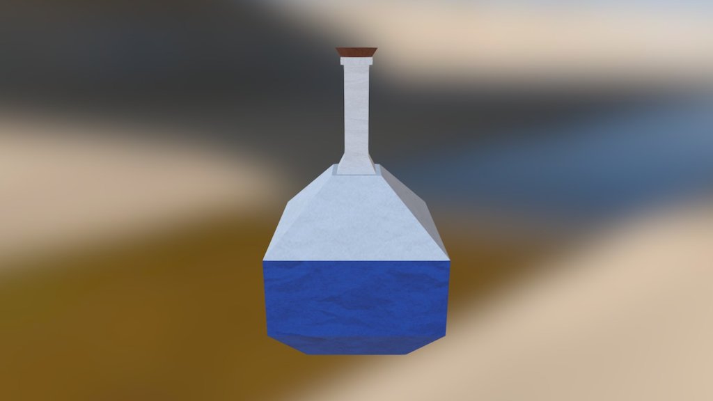 Blue Potion - 3D model by JayRodych (@rodychj) [f95b58b] - Sketchfab