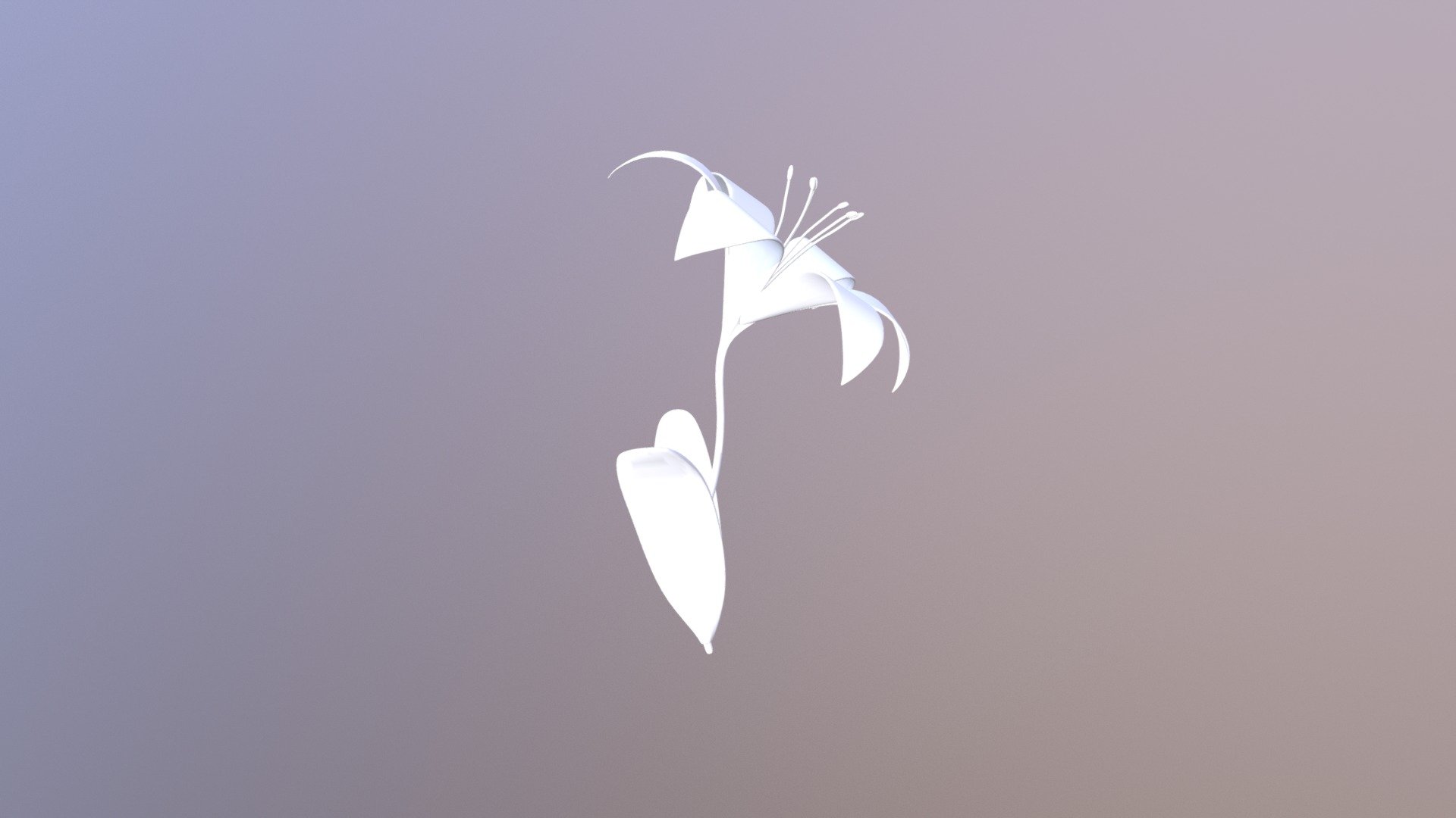 lily - 3D model by bchong [f95de67] - Sketchfab