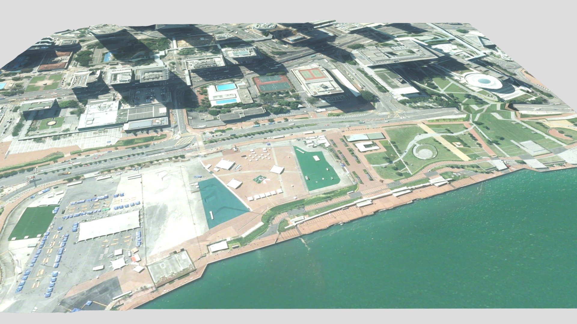 Map of Tamar & Central FBX T34500156000106E1Z - Download Free 3D model ...