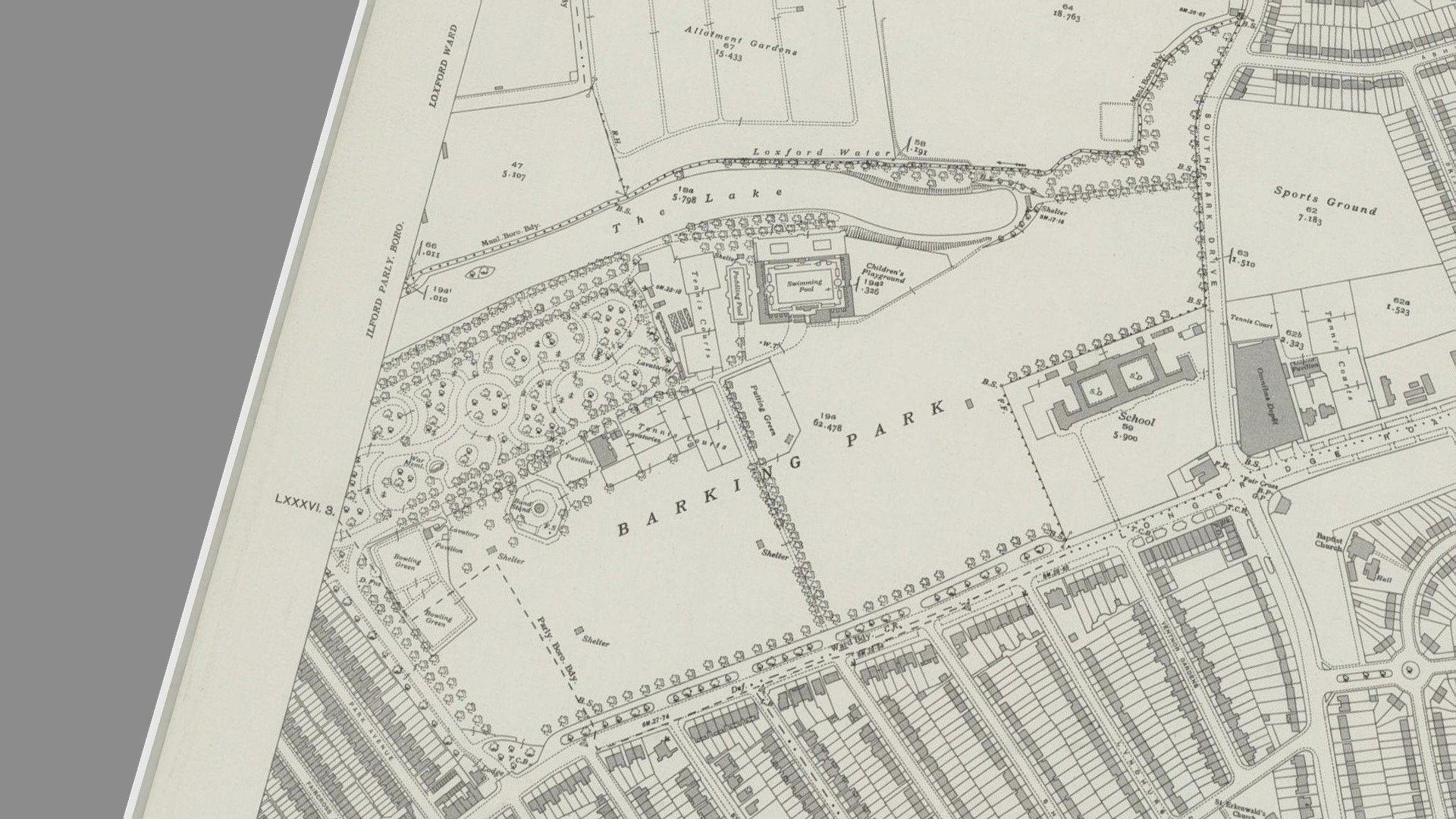 Barking park map - 3D model by theovasilis [f96305d] - Sketchfab
