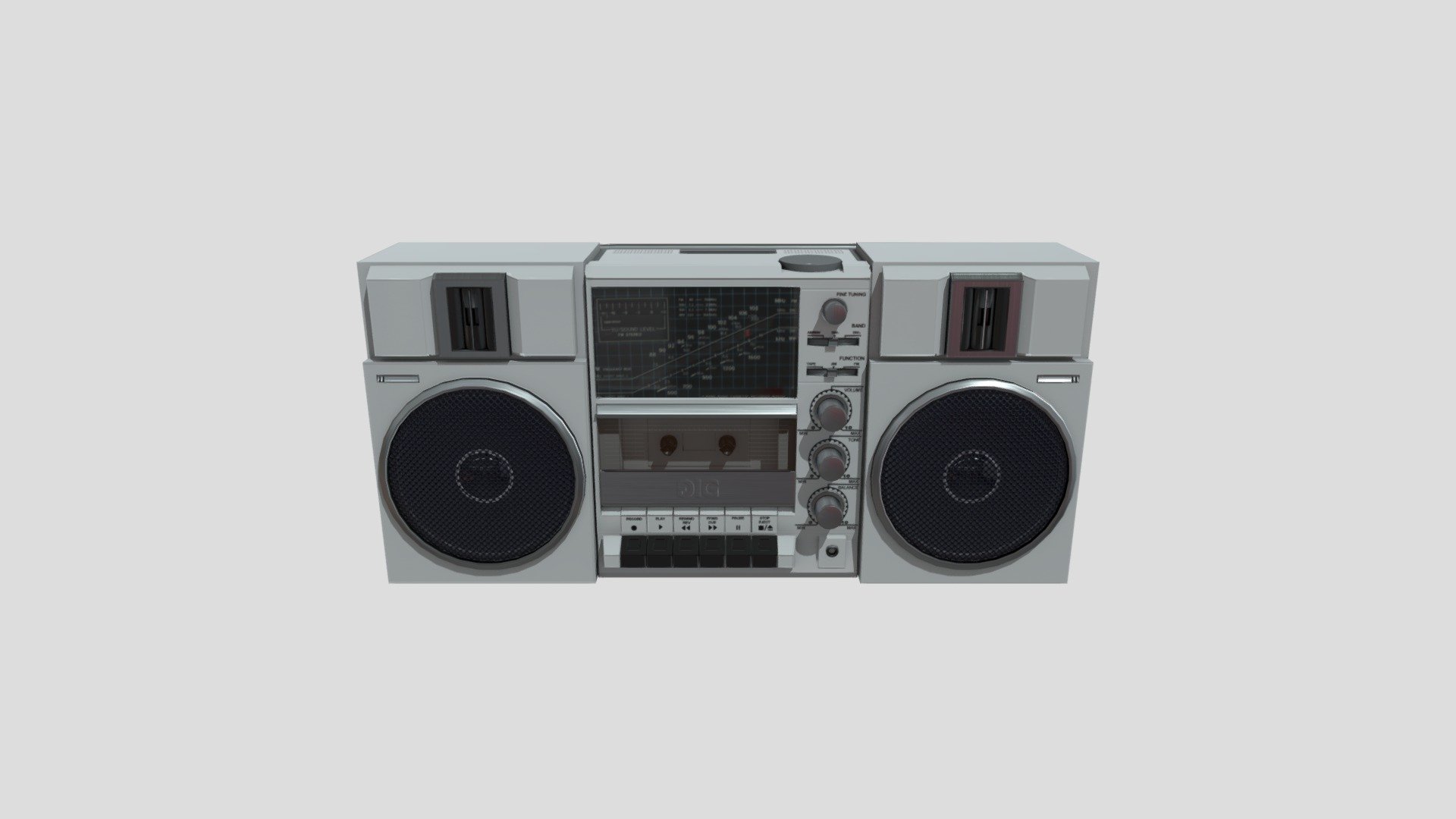Boombox - Download Free 3D model by rasmus3 [f968add] - Sketchfab