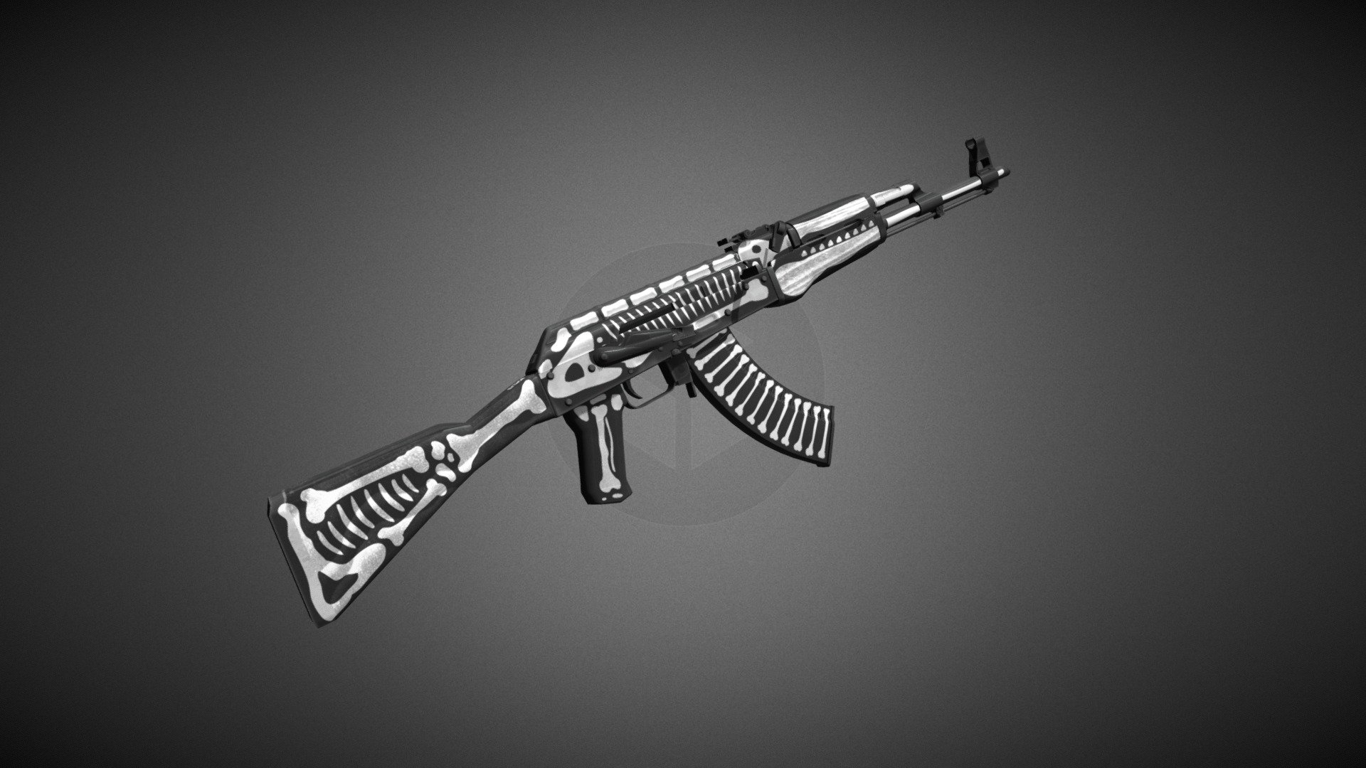 AK47 Skeleton - 3D model by TheCheesman [f9698b7] - Sketchfab