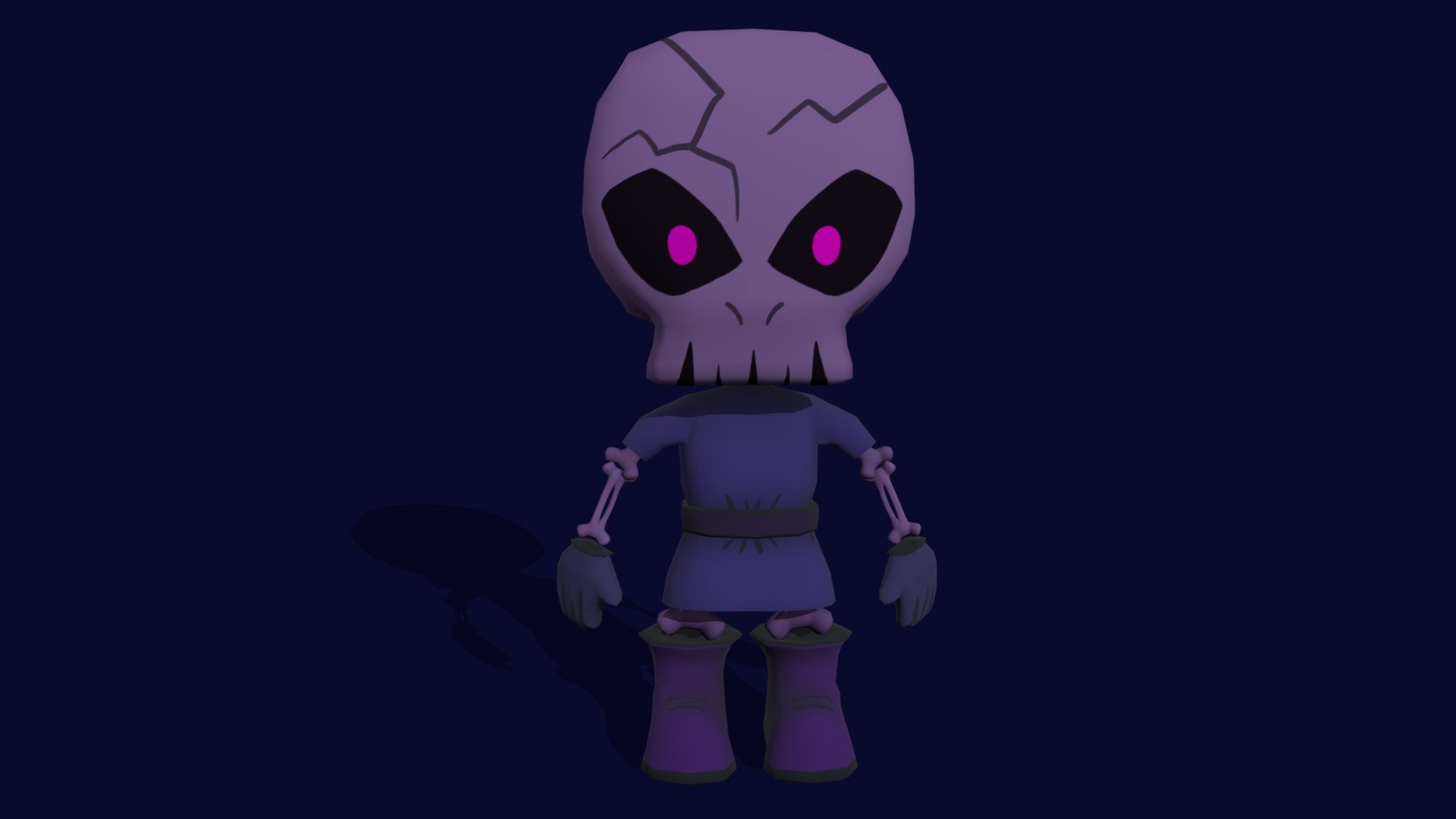 Skeleton (Greed's Enemy) - 3D model by Victoria Monzi (@vmonzi ...