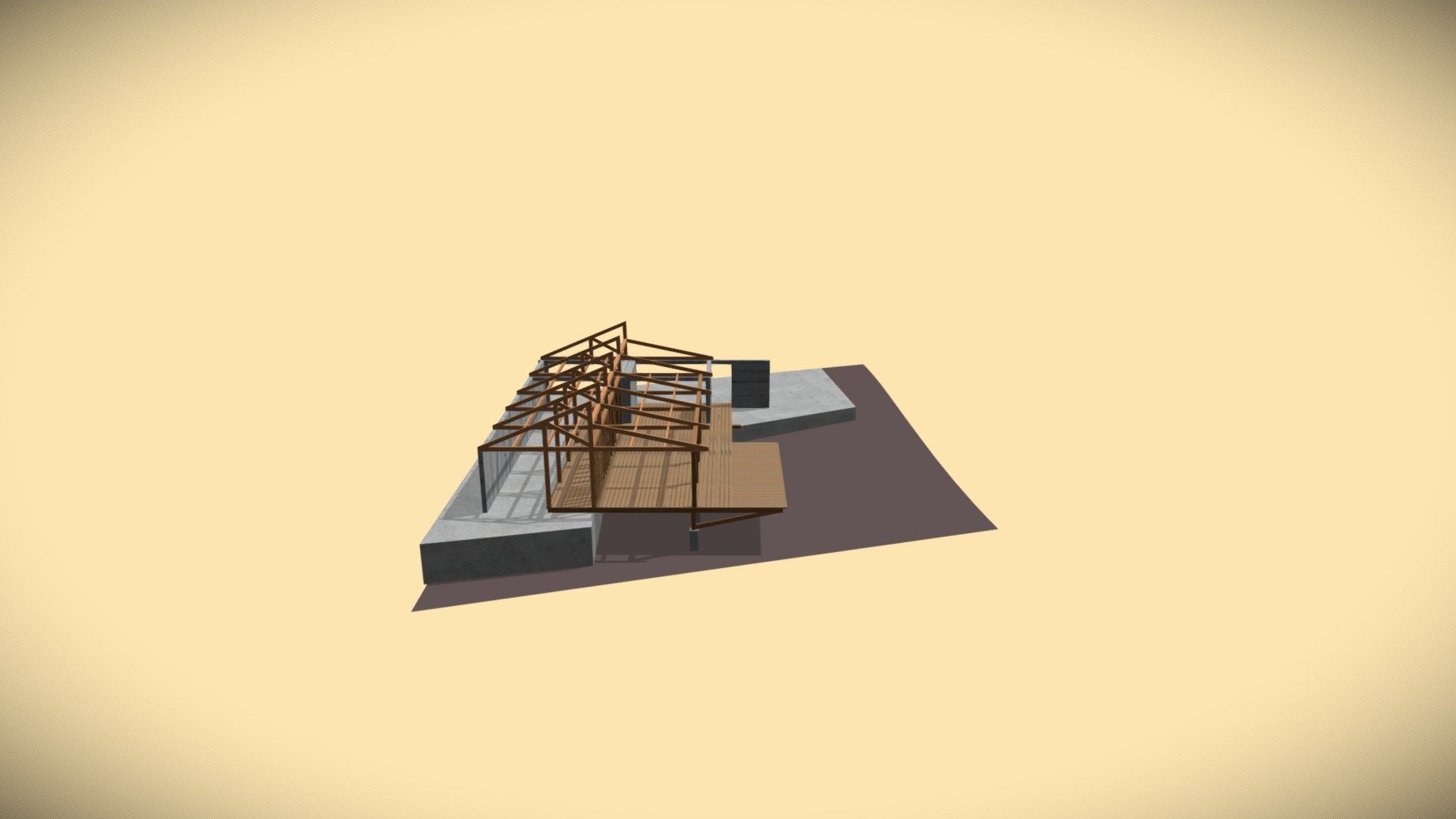 Grupo 3 Análisis Estructural - 3D model by LAB.AV.USM [f96d0f2] - Sketchfab