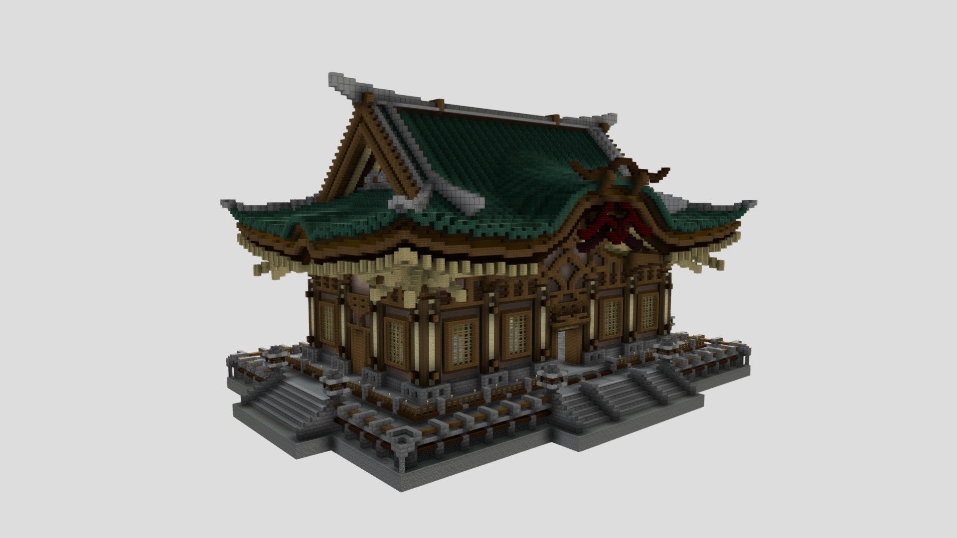 Temple - Download Free 3D model by Juoda [f96e8e6] - Sketchfab