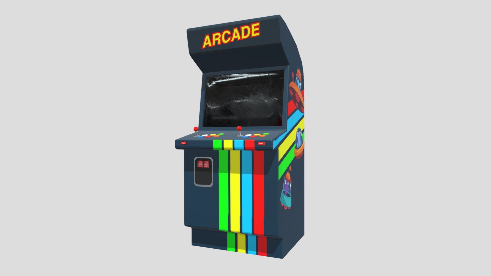 Arcade - Buy Royalty Free 3D model by Ygor L.Cavalcante (@ygorofflc ...