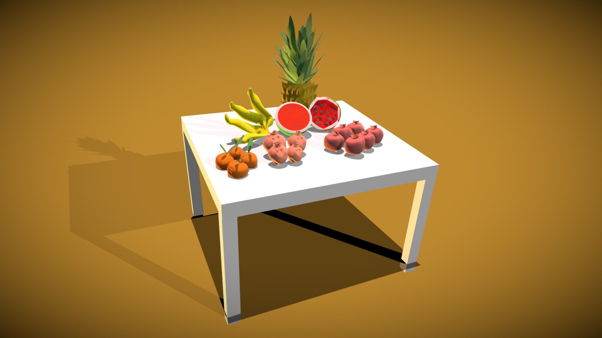 Fruits - 3D model by noviegorodskie [f9711e5] - Sketchfab