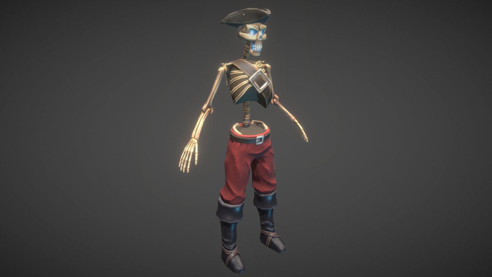 Skeleton Low - Download Free 3D model by Auric Lorquet (@Ricau ...