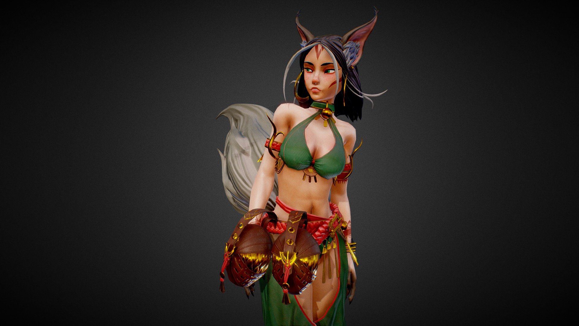 Sand Fox Nilufer - 3D model by Kero.Los [f9719b8] - Sketchfab