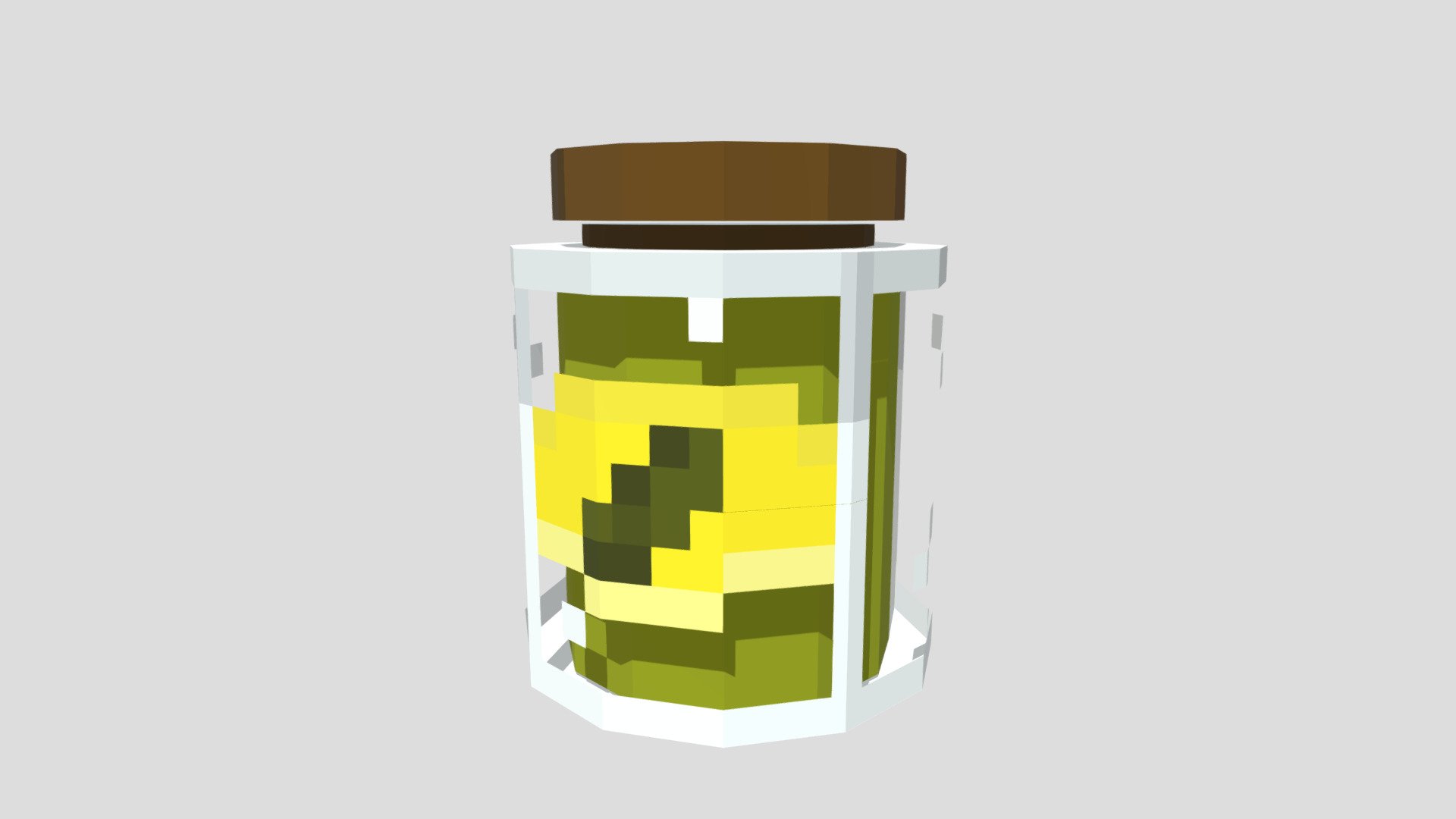 Voxel Breakable Pickle Jar - Download Free 3D model by smiteis [f971db7 ...
