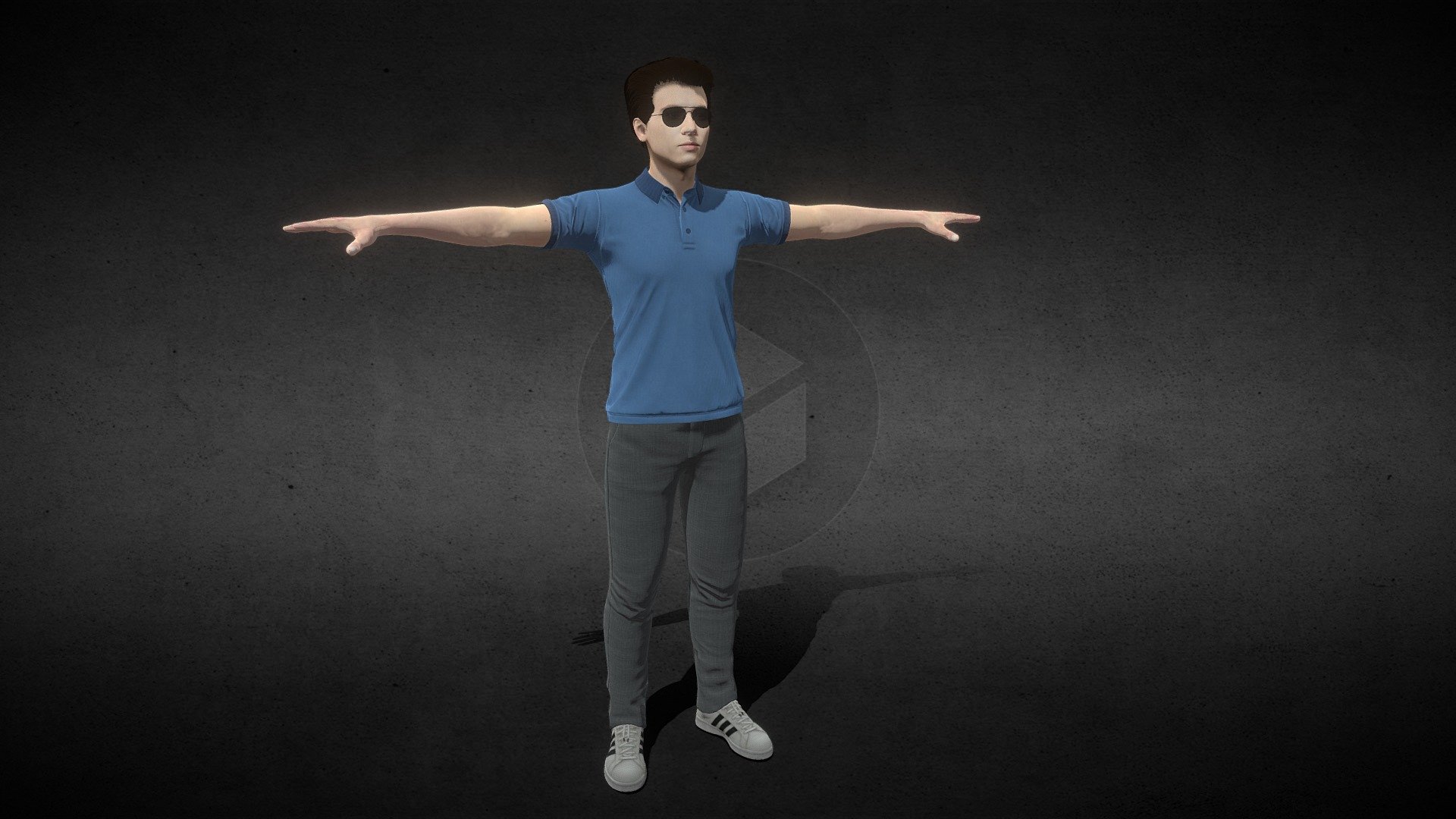Male Character 2 - 3D model by Empire's 3D (@Empire223) [f97281a ...