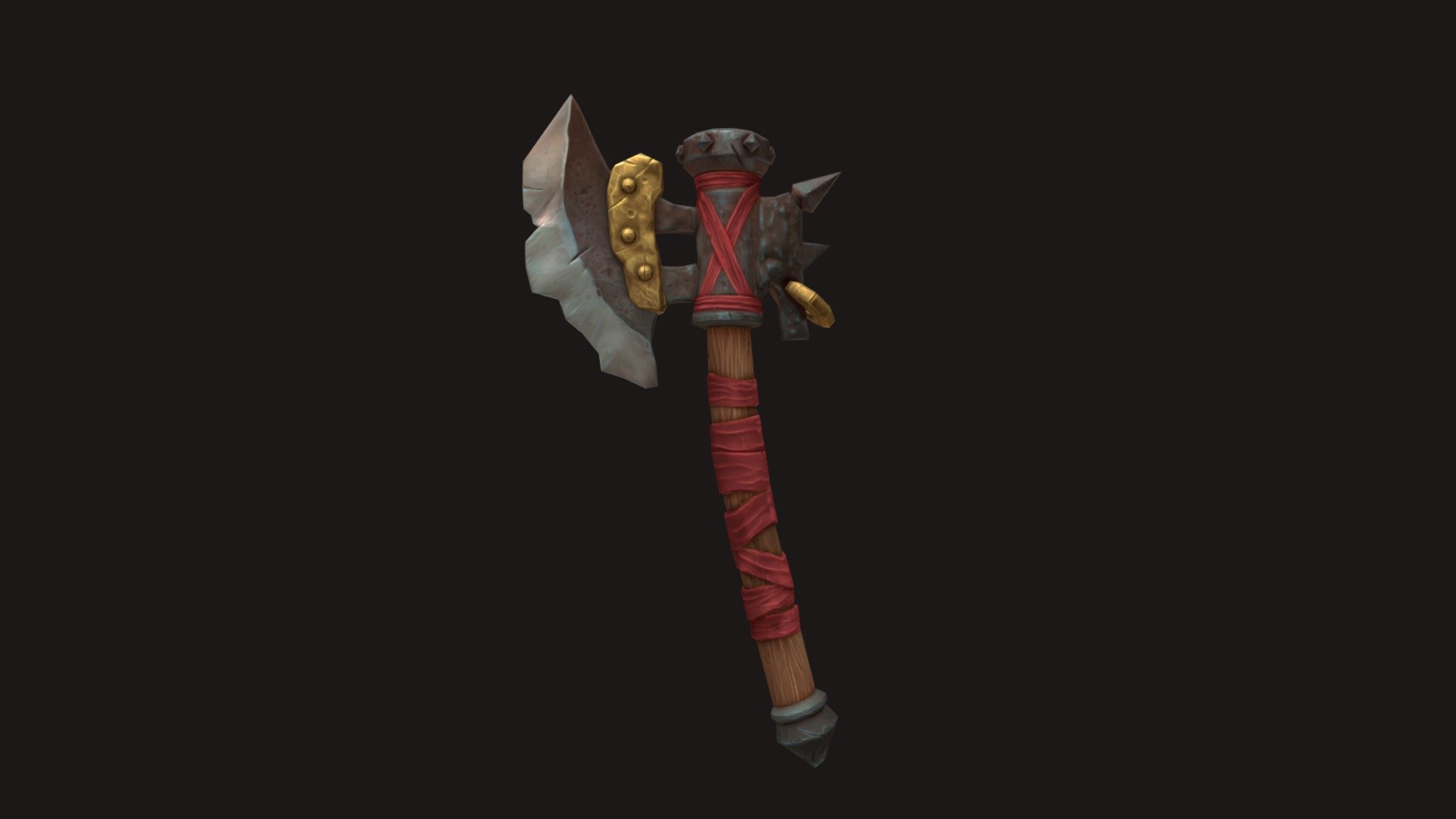 Stylized Axe - 3D model by kwaszczyk [f9728c3] - Sketchfab