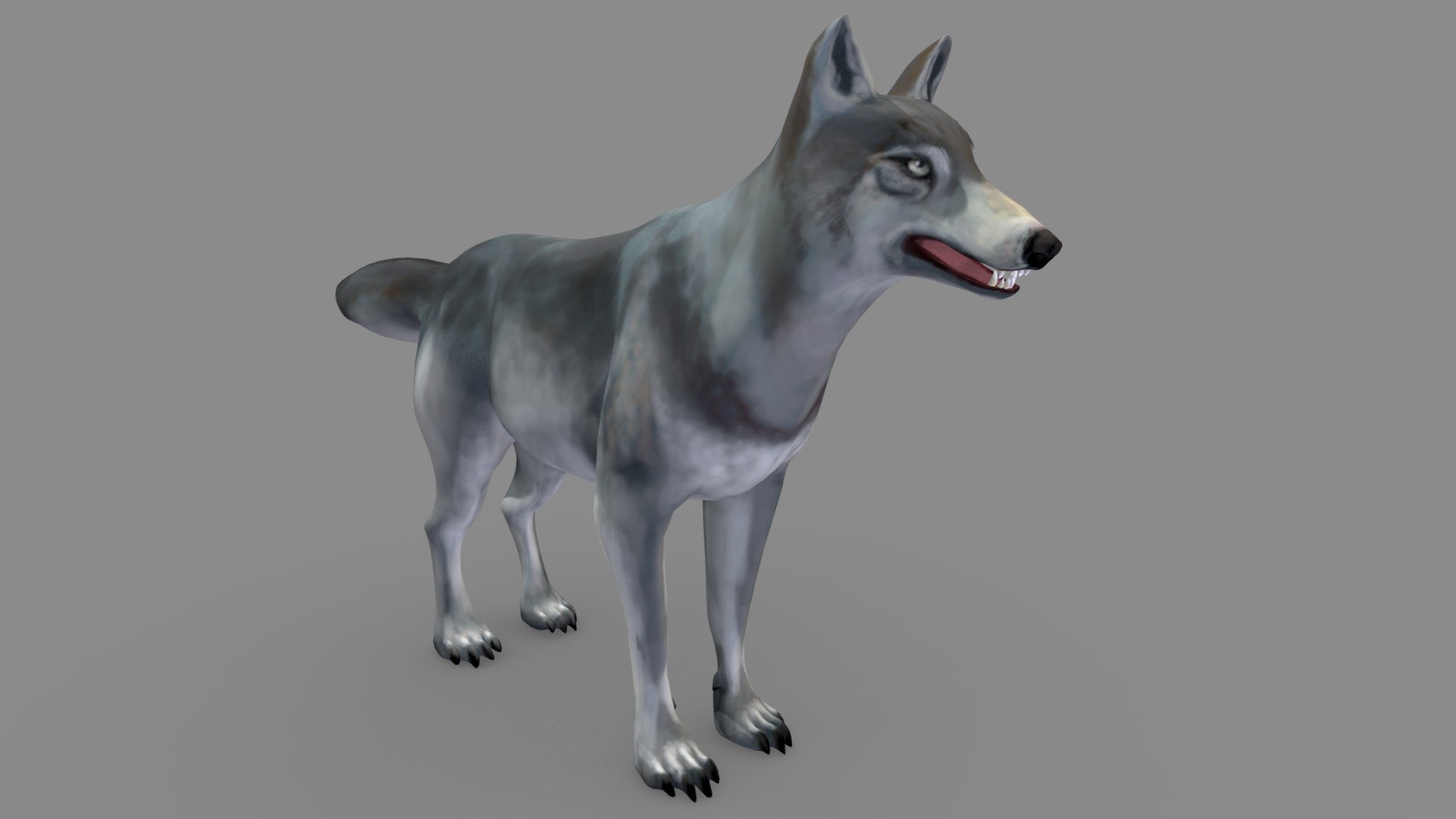 Wolf Animal - 3D model by Michal Kowalkowski (@michkowalkowski1 ...