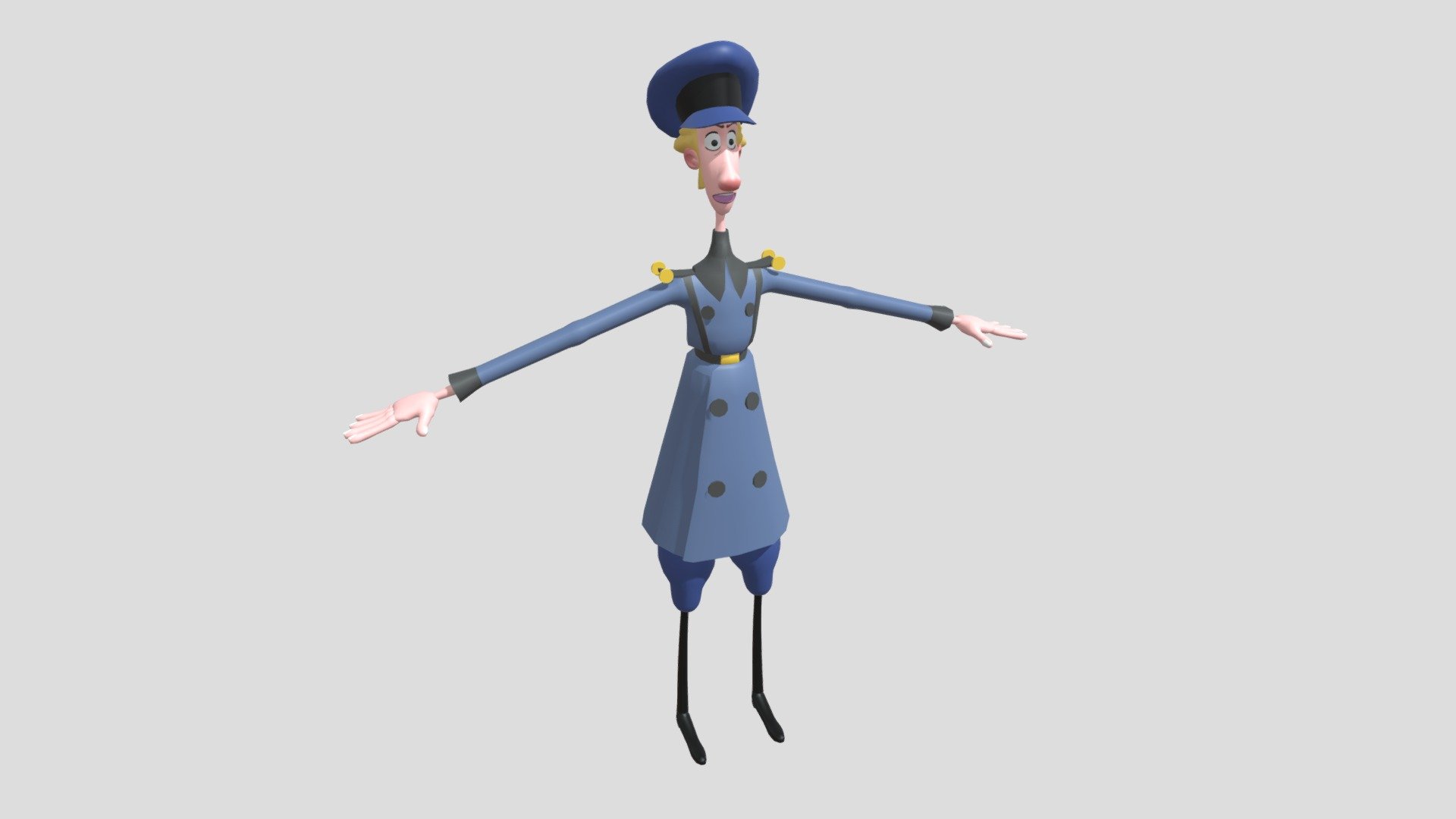 Klaus Jesper Game Character - Download Free 3D model by Bendzer ...