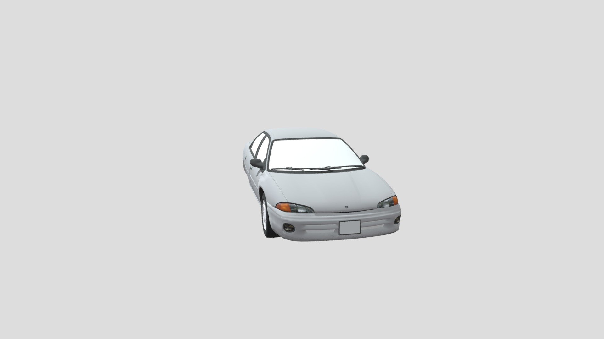 Dodge Intrepid 1992 with good interior - Download Free 3D model by ...