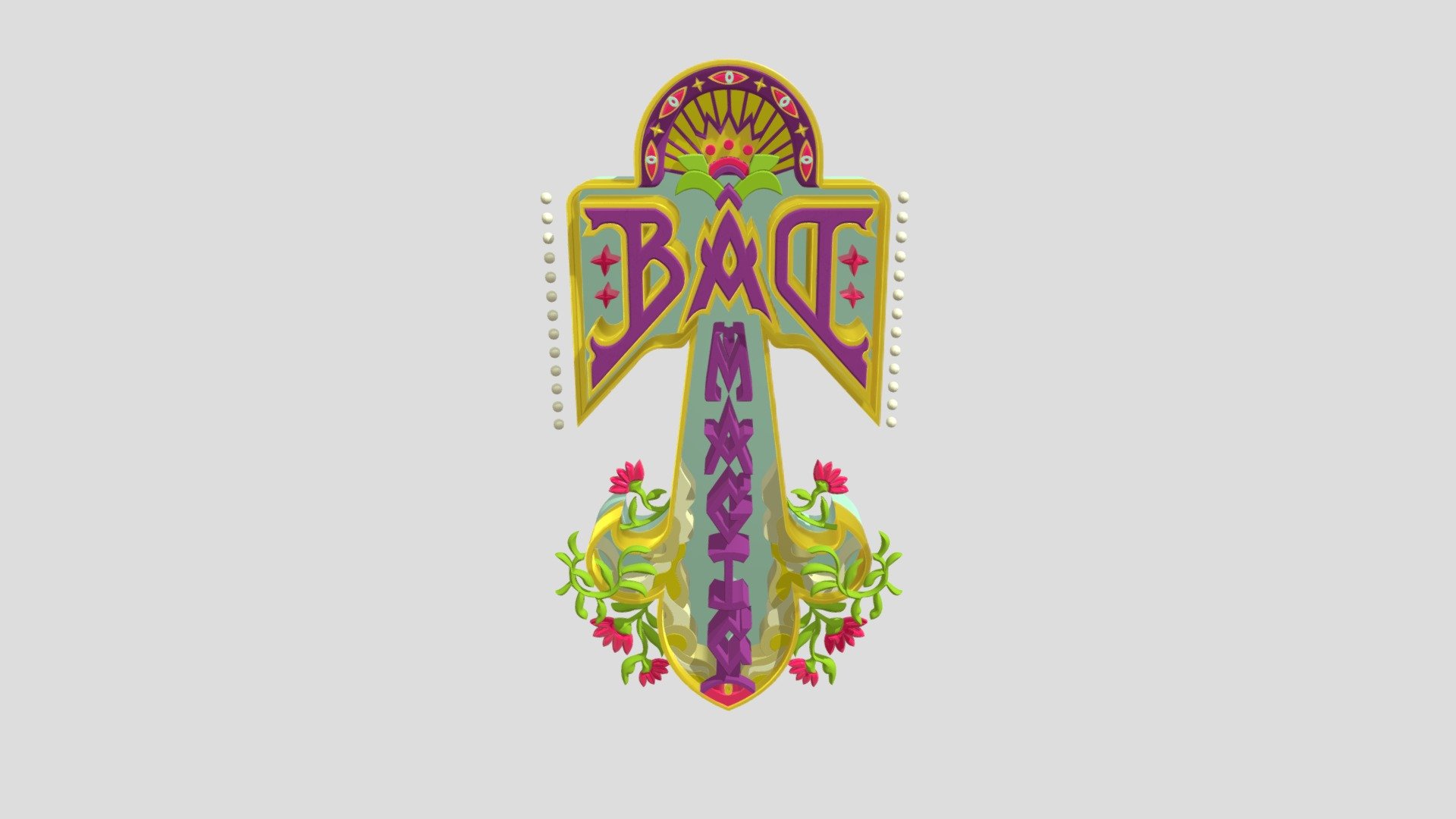 BAD MAGIC_LOGO - 3D model by jessamveg [f97772f] - Sketchfab
