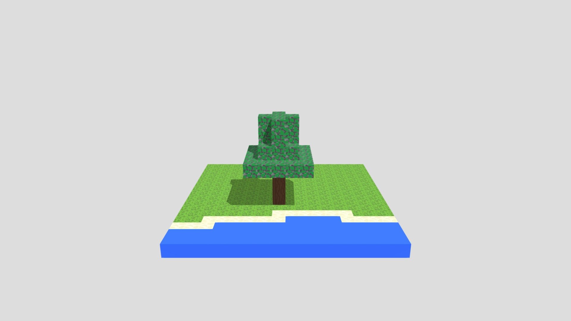 Minecraft Terrain - 3D model by 20242008 [f977f8a] - Sketchfab