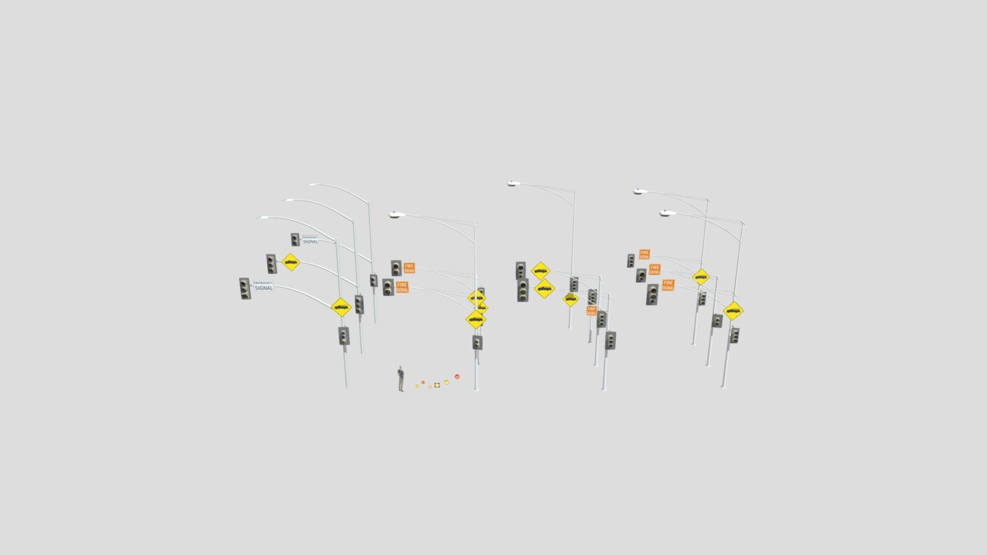 Fire+ Station+signal+set - Download Free 3D model by zyonb5385 [f978335 ...