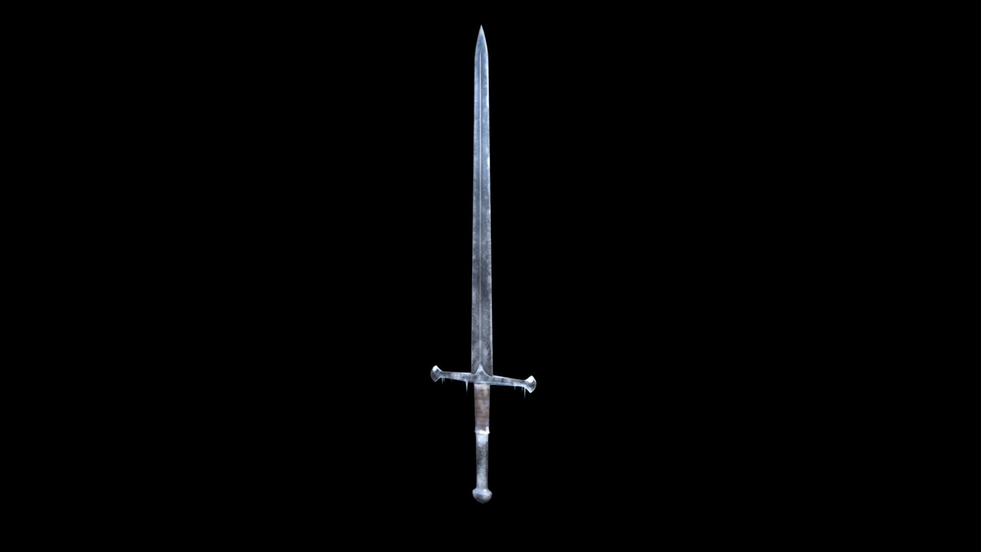 Frozen Medieval Greatsword - Download Free 3D model by Bl4ckGh0st ...