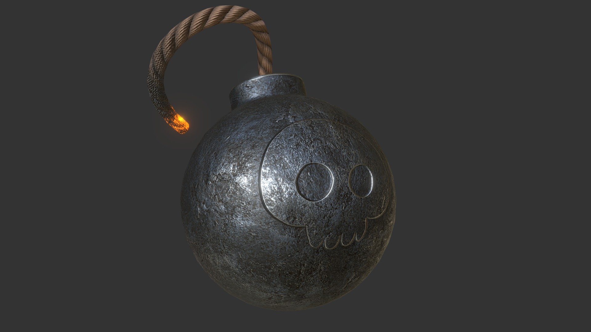 Comical Bomb - Download Free 3D model by XEN0KID [f979c61] - Sketchfab