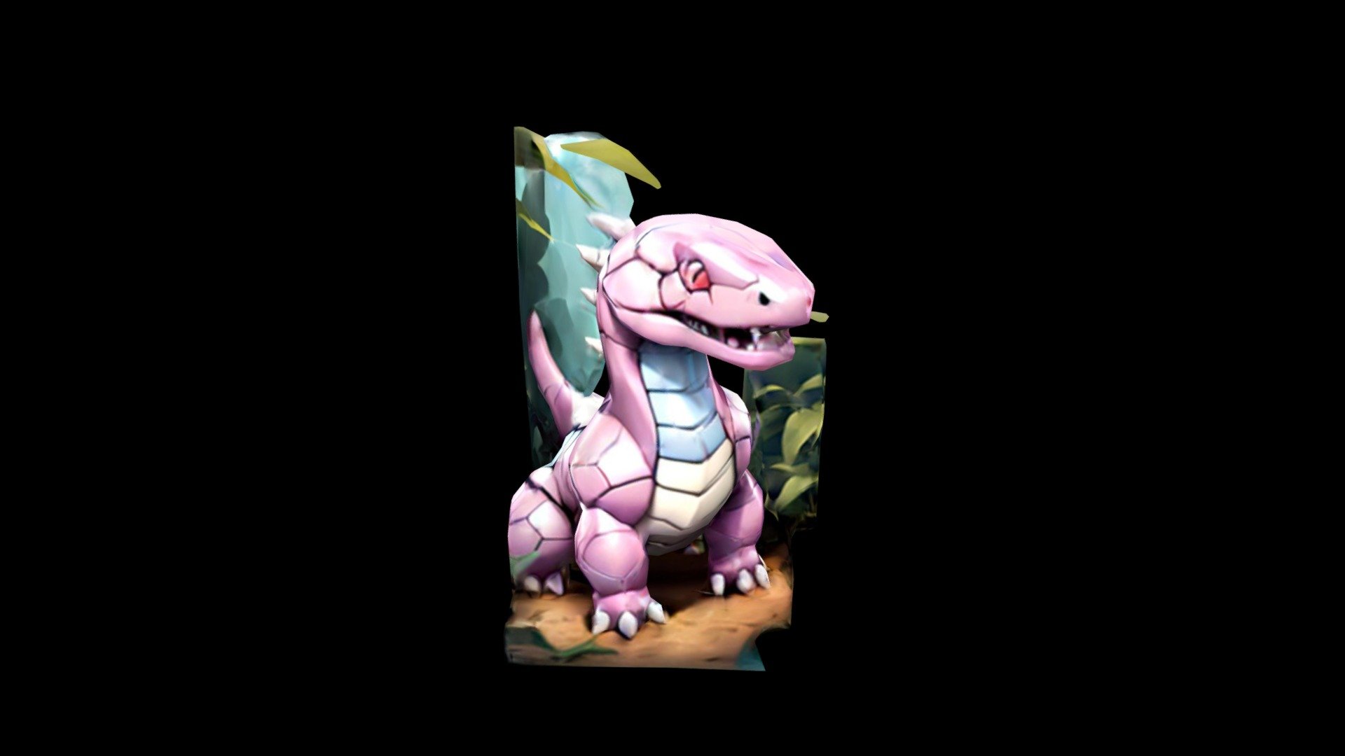 "Pink Prowess A Mythical Encounter in the Garden - Download Free 3D ...