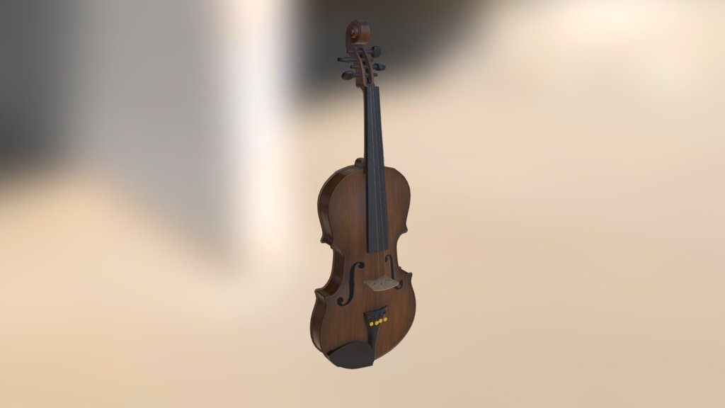 Violin - 3D model by kwagner [f97abfd] - Sketchfab