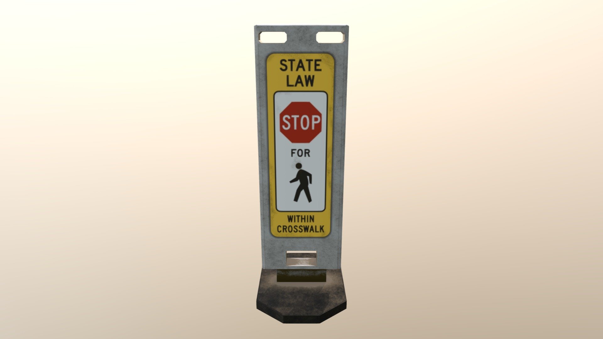 Traffic Vertical Panel Prop - 3D model by MrMiyagi858 [f97bc4a] - Sketchfab