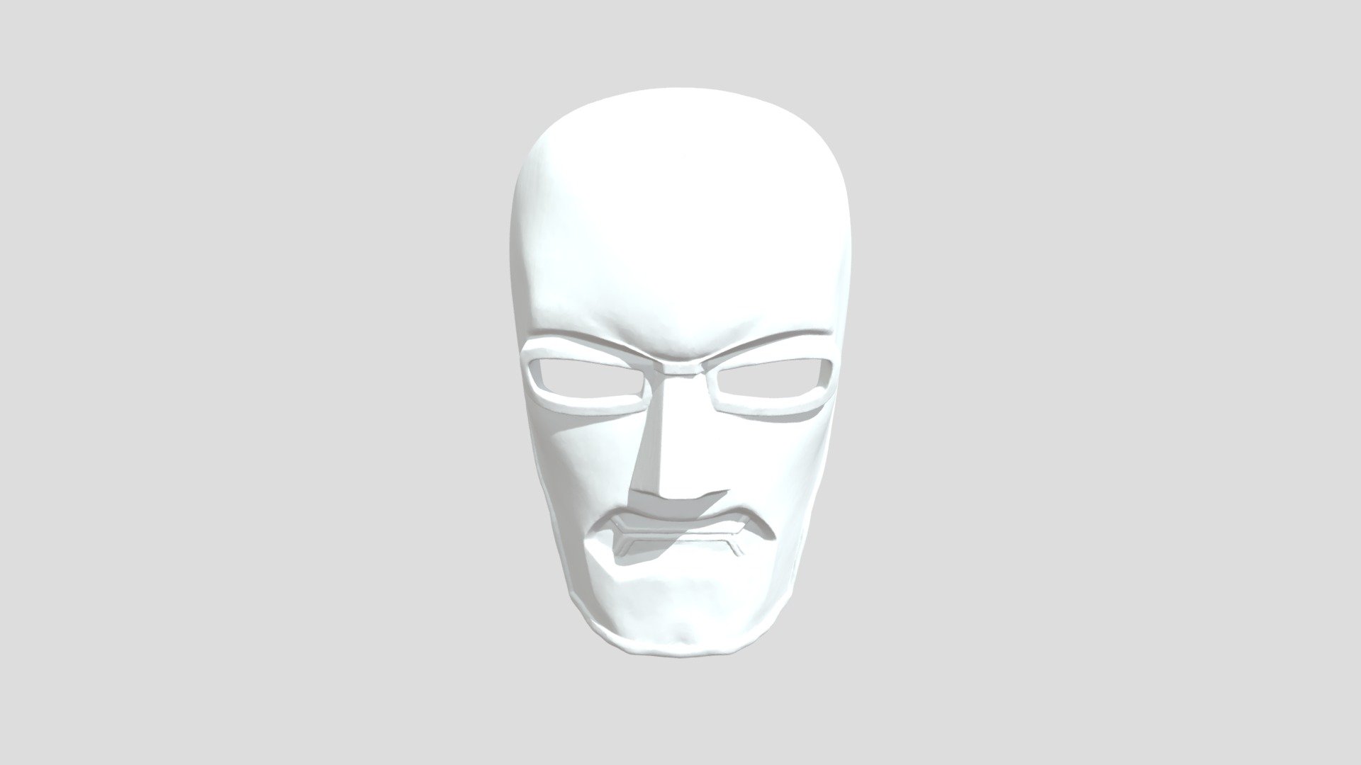 Silver Sentinel Mask - 3D model by henriqueslompo [f97e3a4] - Sketchfab