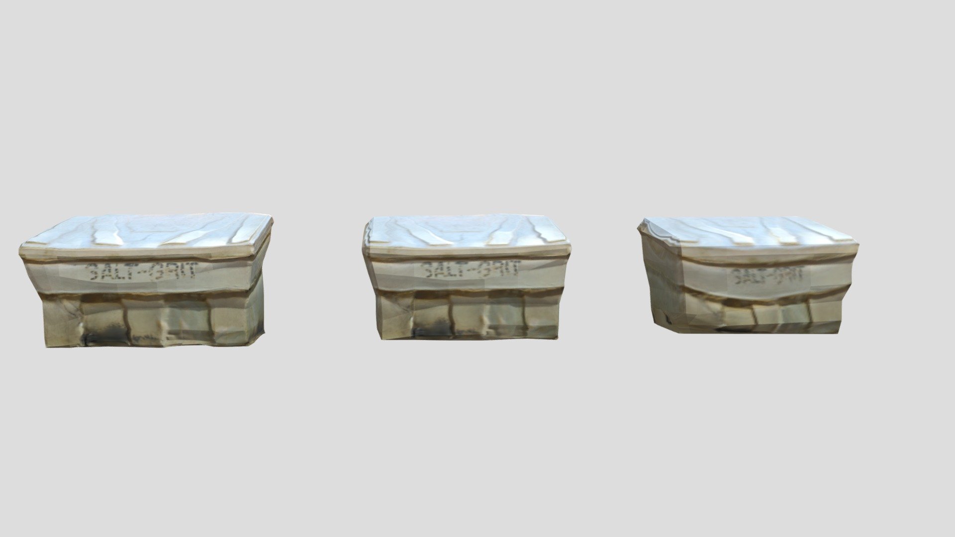 Salt box LODs - 3D model by TPeebles (@TPeebles17) [f97fc58] - Sketchfab