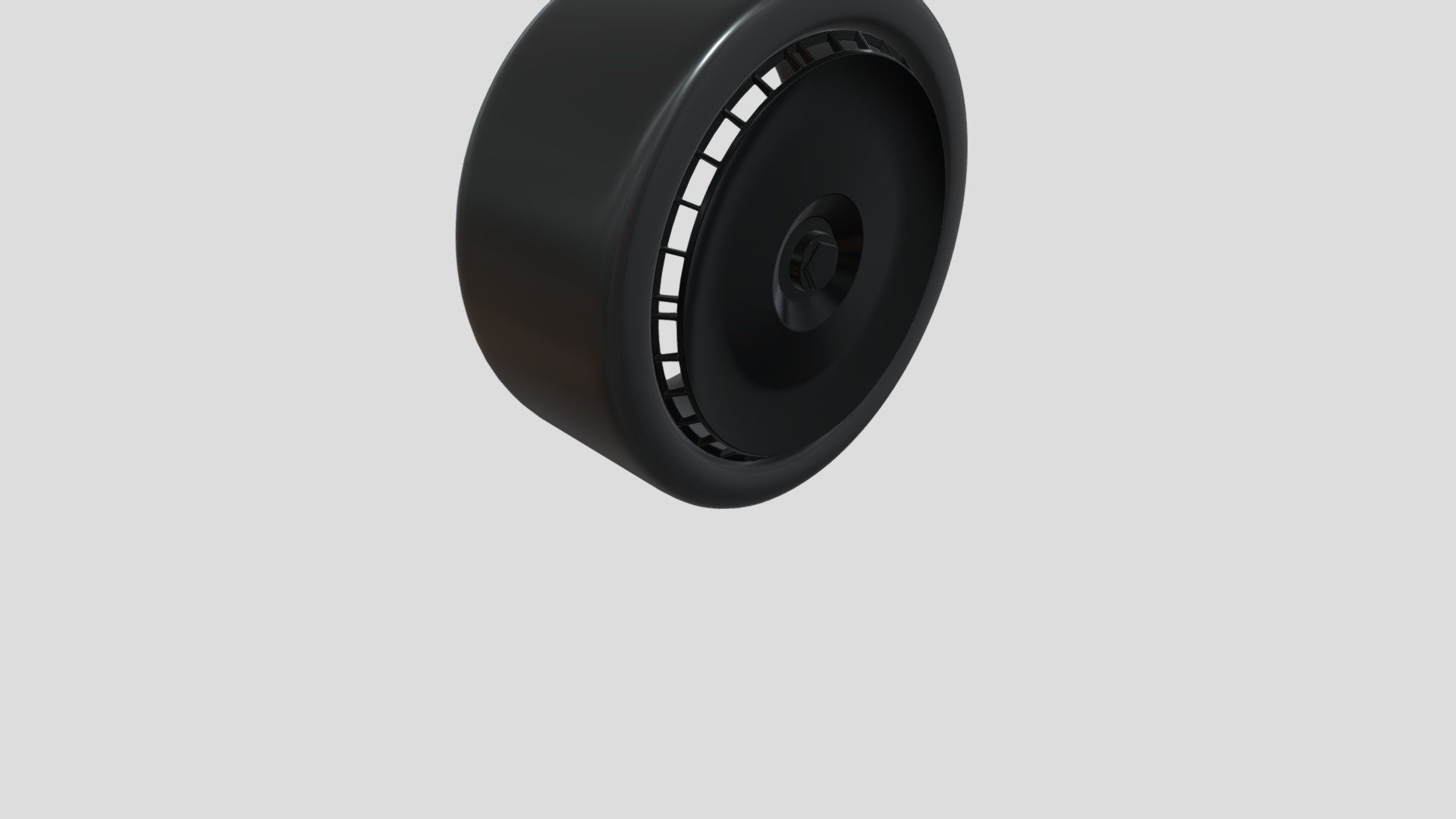 Slick tire with Rotiform wheel cover - Download Free 3D model by ...