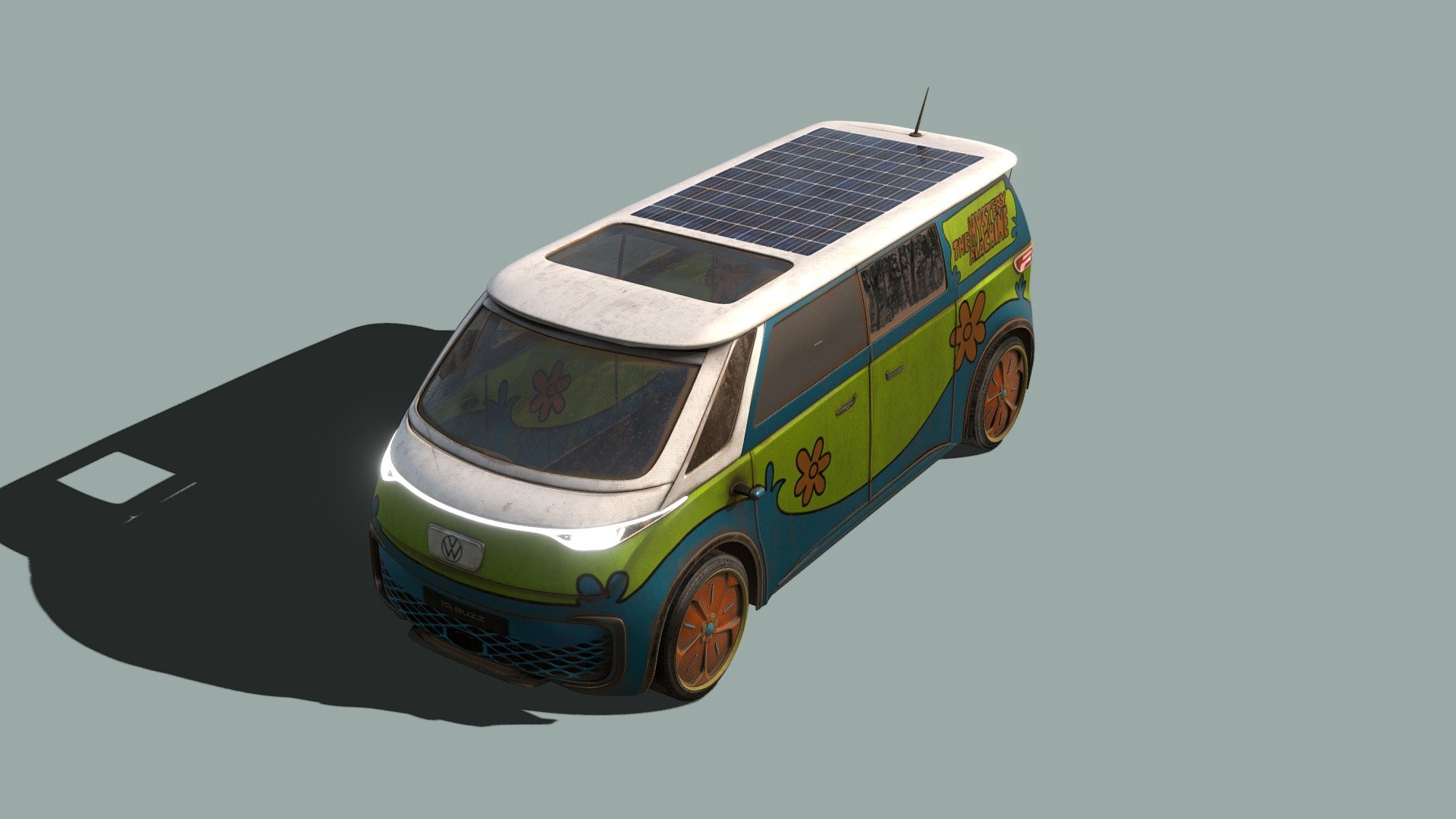 The Mistery Machine VW Buzz Redesign - 3D model by aerquinty [f980f6f ...