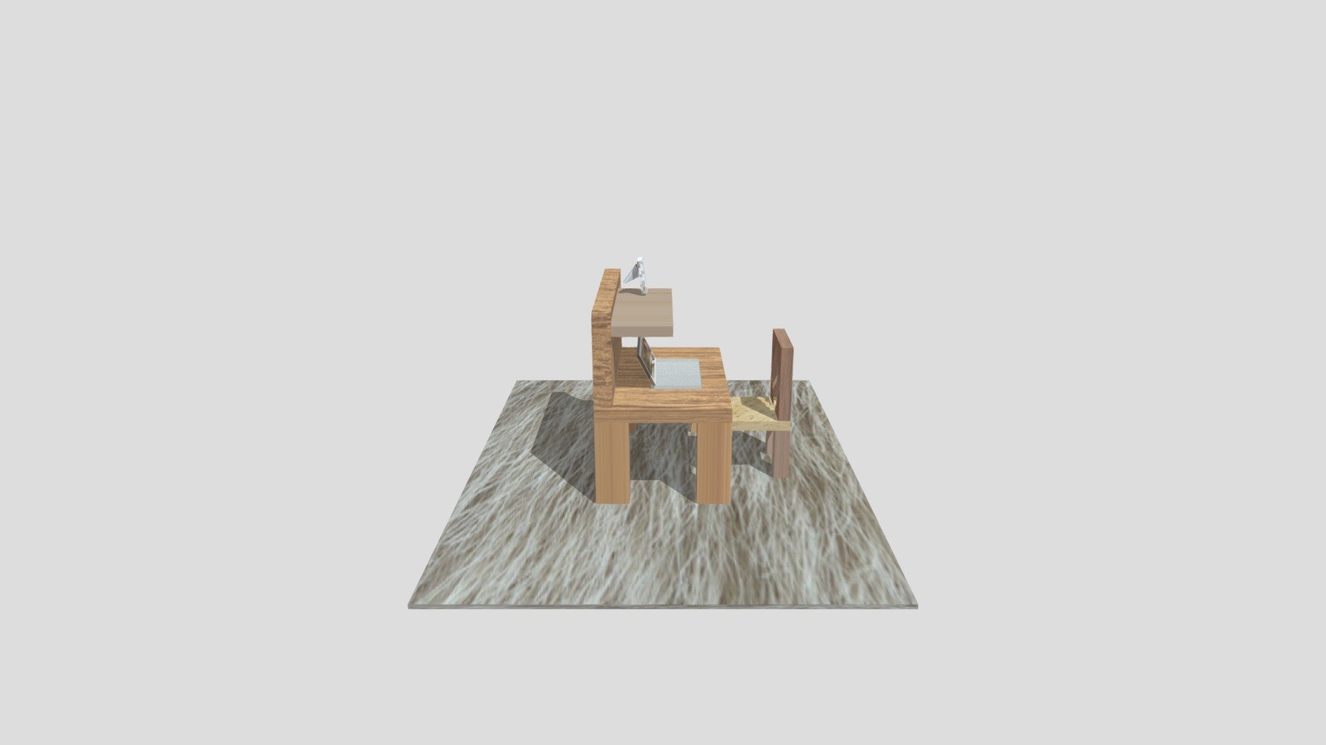 Complex Object #1- Office Space/Desk - 3D model by Hannah Rizzi ...