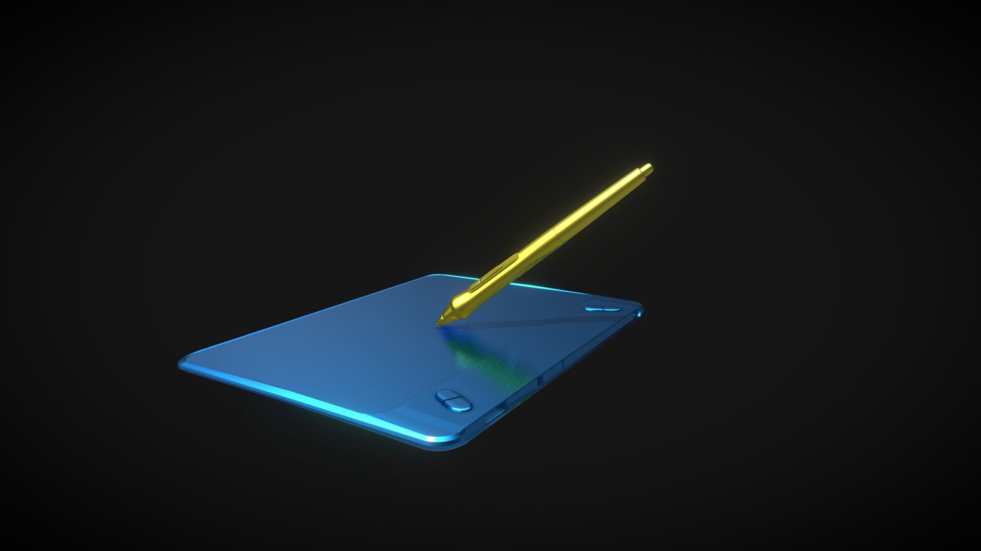 Stylus and tablet - Download Free 3D model by MANGAllER [f983be2 ...