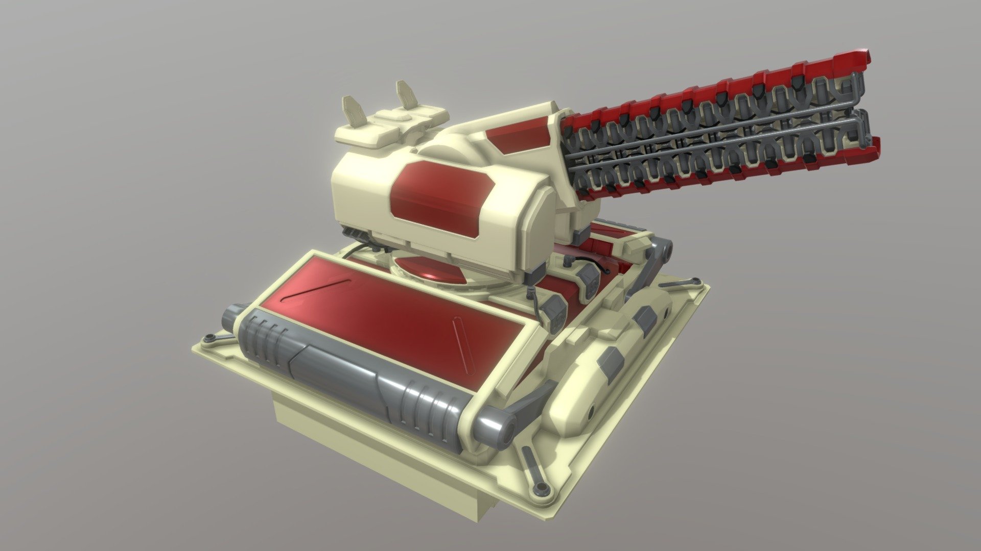 Imperial Medium Railgun - 3D model by BadMaker [f9843af] - Sketchfab