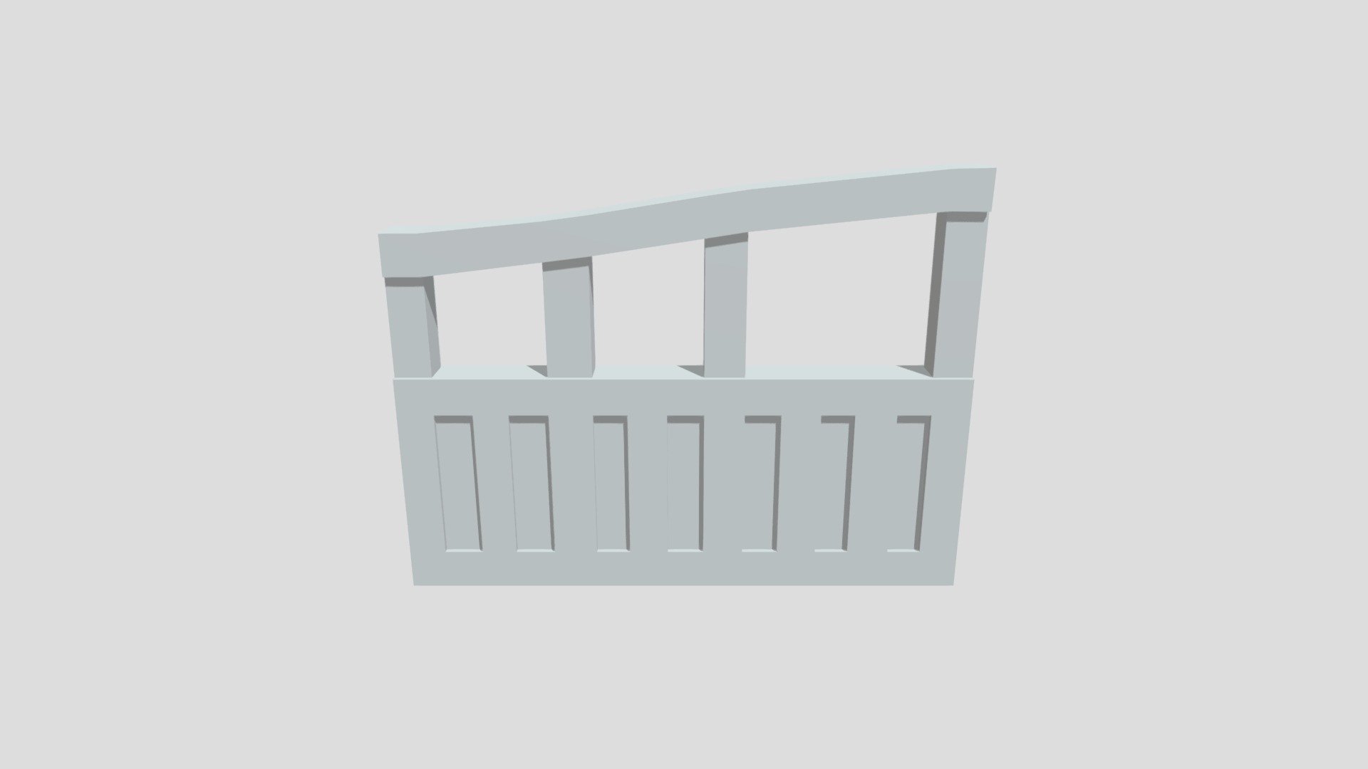 Wall_ Gate_low - 3D model by memoosbrugger [f985454] - Sketchfab