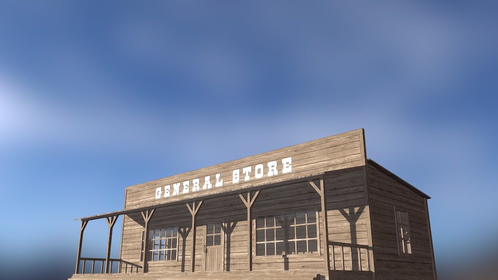 Wild West General Store - 3D model by Nikita Oleinik (@nikita.oleinik ...