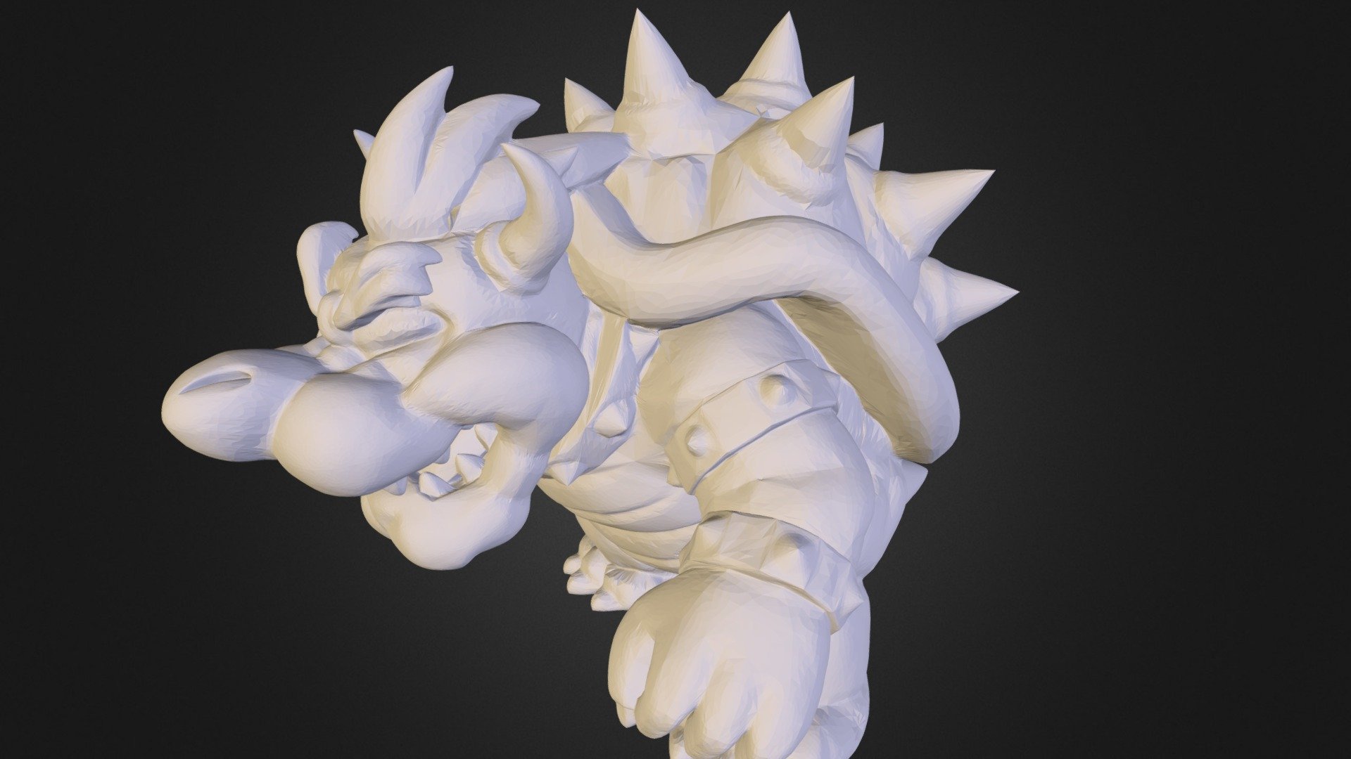 Bowser Resculpted - 3D model by jmostaer [f98ab13] - Sketchfab