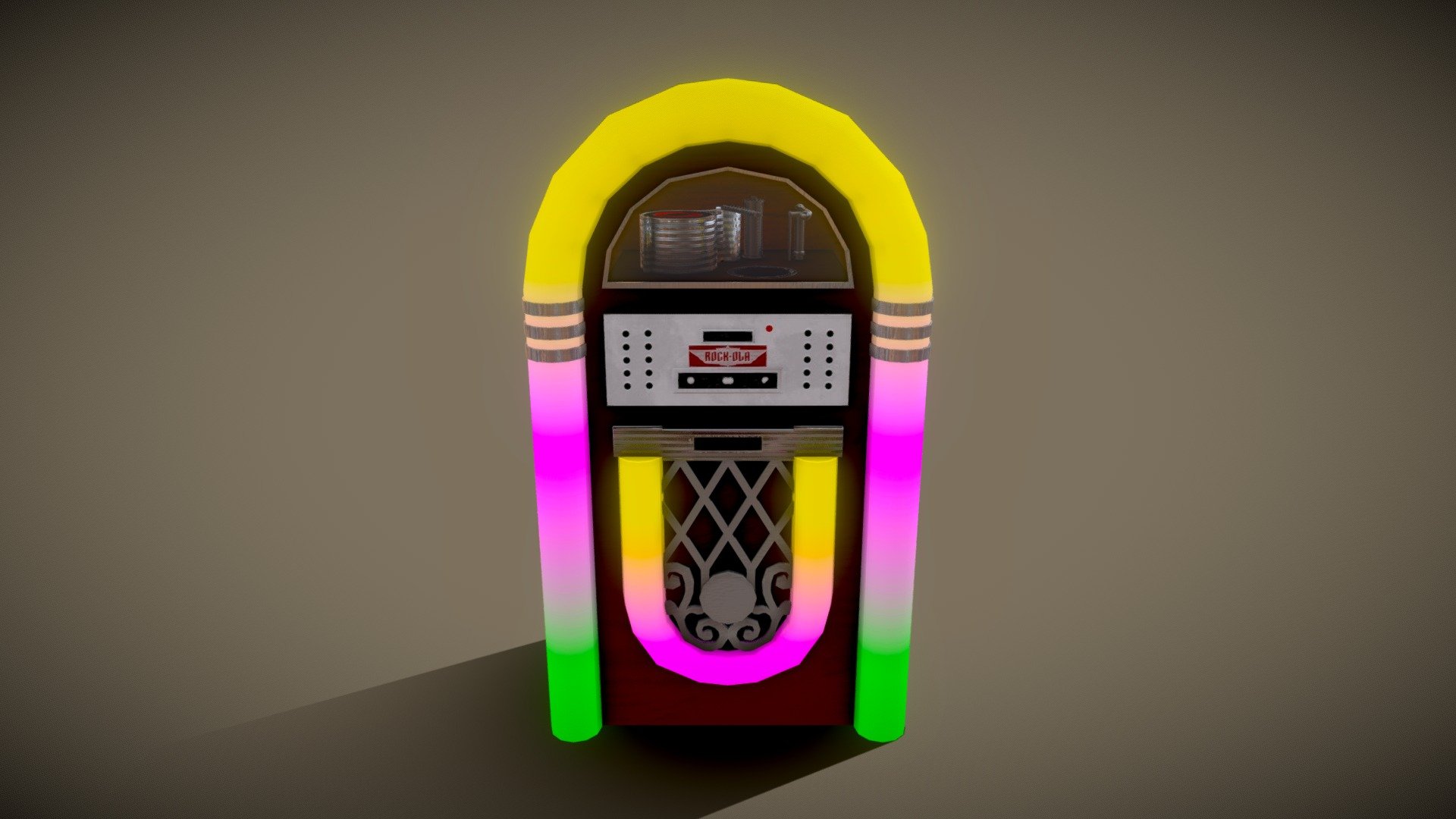 Retro Jukebox - Download Free 3D model by iveliz_art [f98af98] - Sketchfab