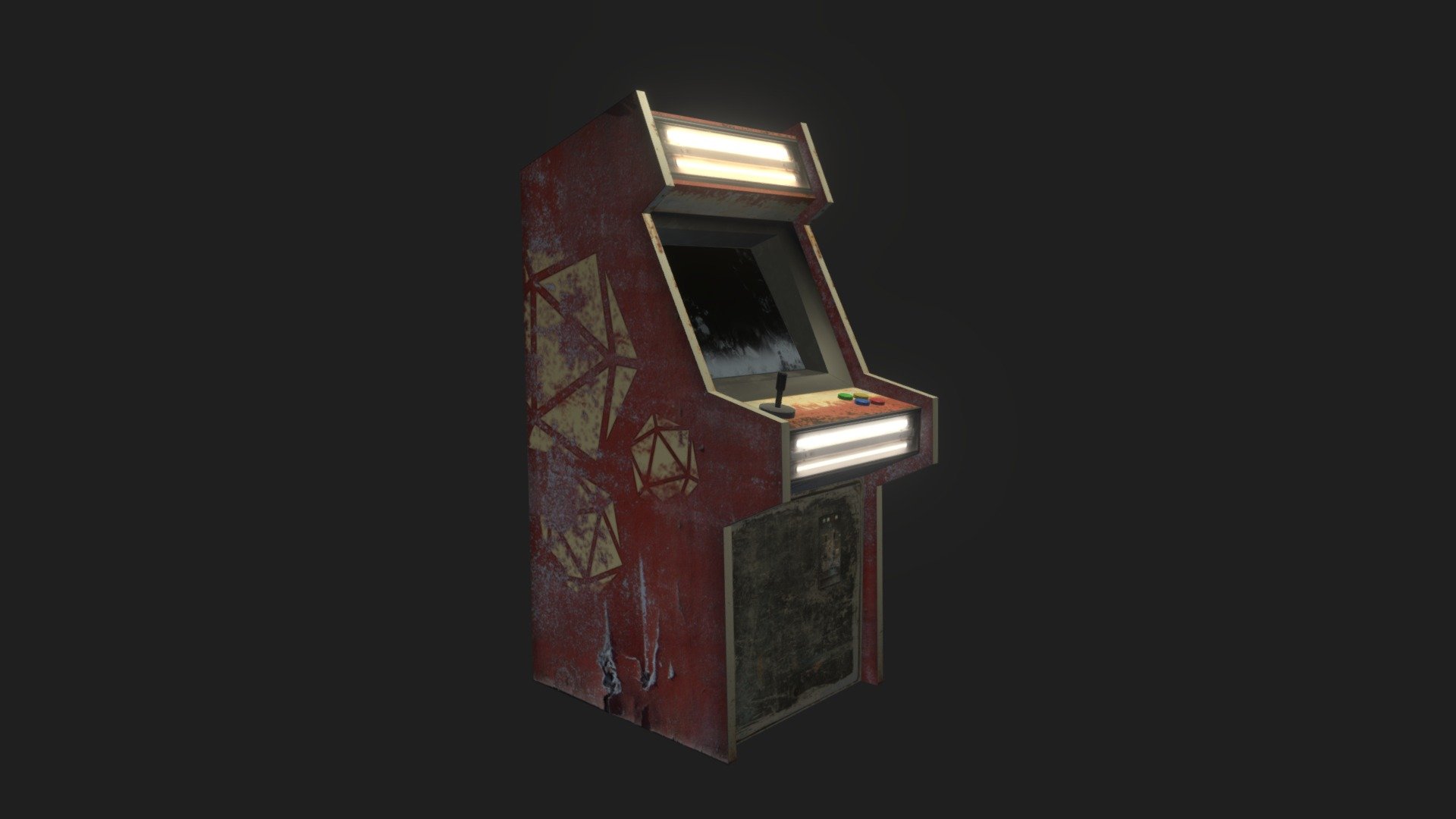 Arcademachine Model - 3D model by LukasRobbertsen [f98eac7] - Sketchfab