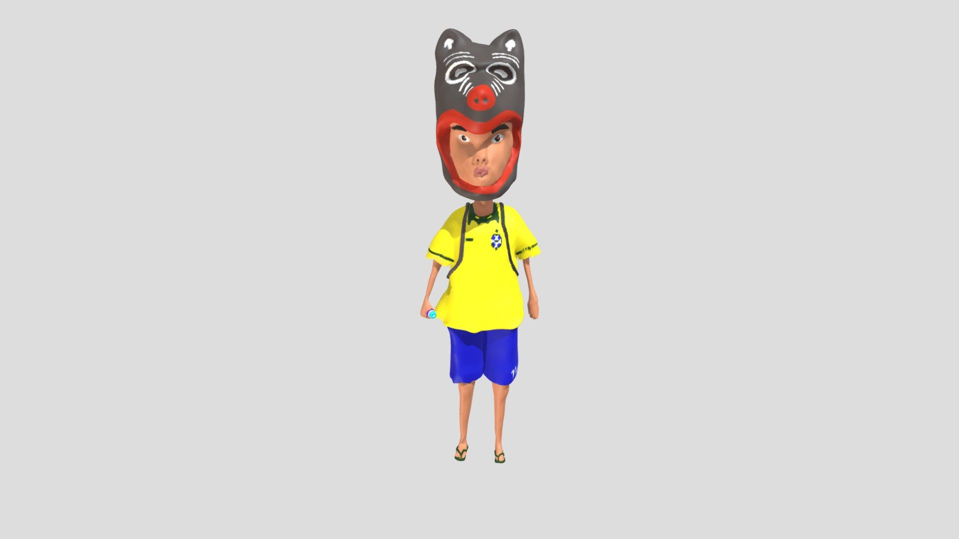 Rocket La Ursa Graffiti - 3D model by Torvi Brito (@torvibrito) [f9901d1] - Sketchfab